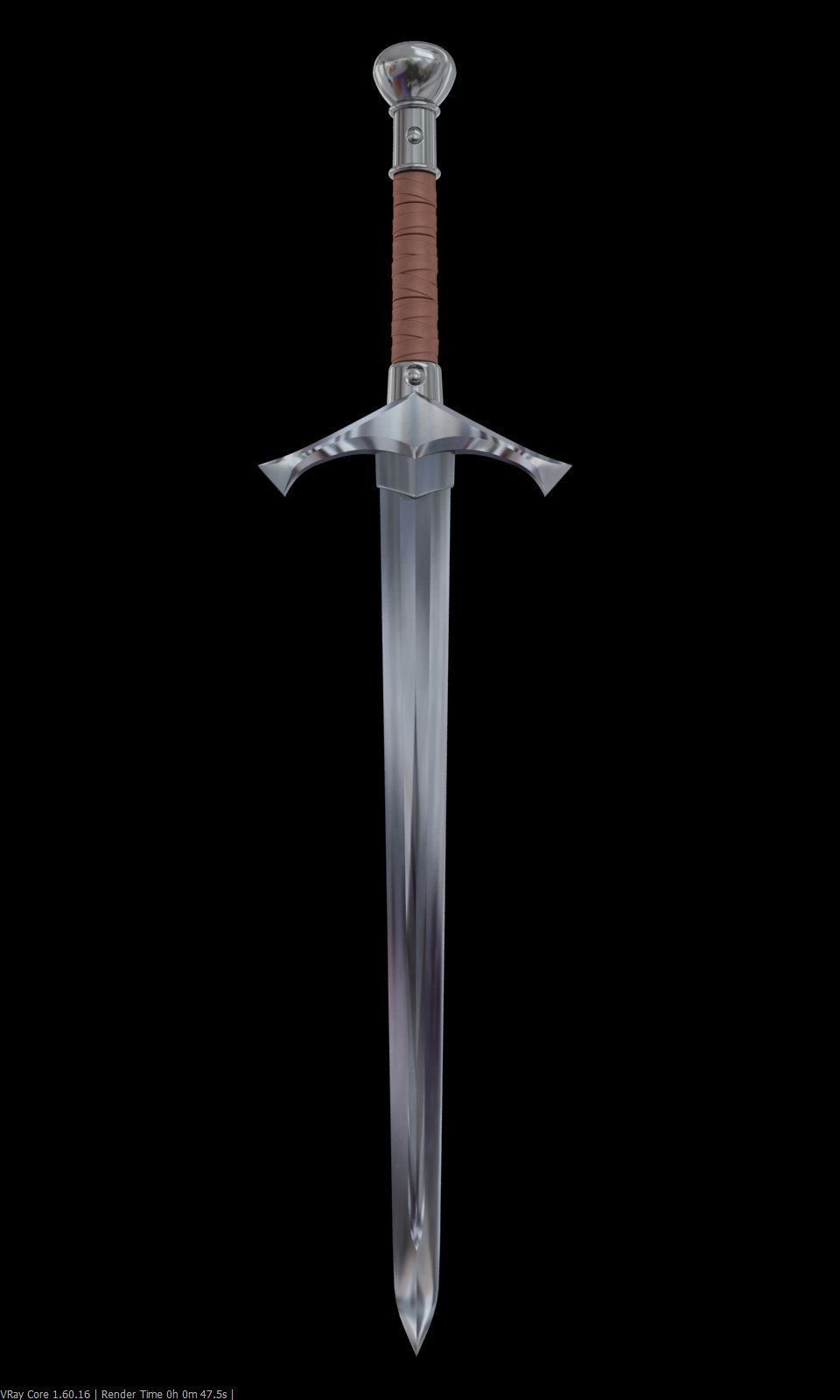 For honor warden sword 3D model 3D printable | CGTrader