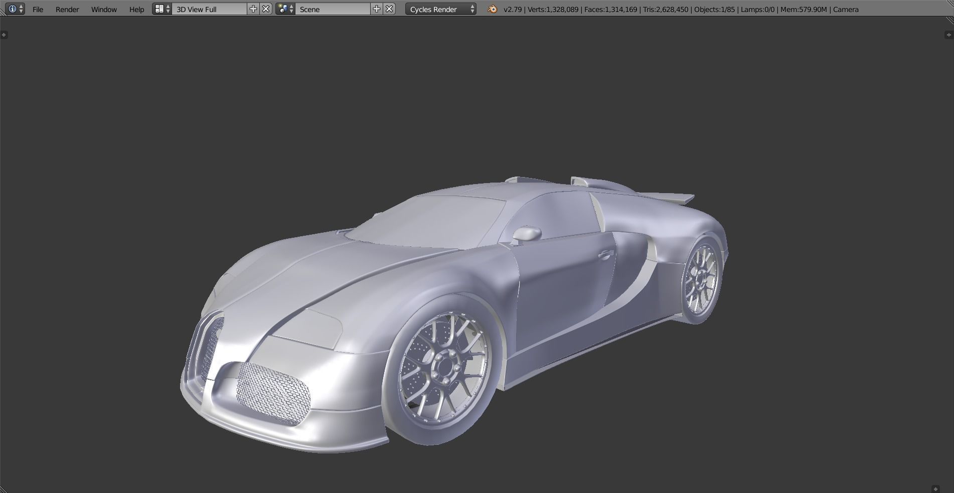 bugatti veyron 3D model | CGTrader