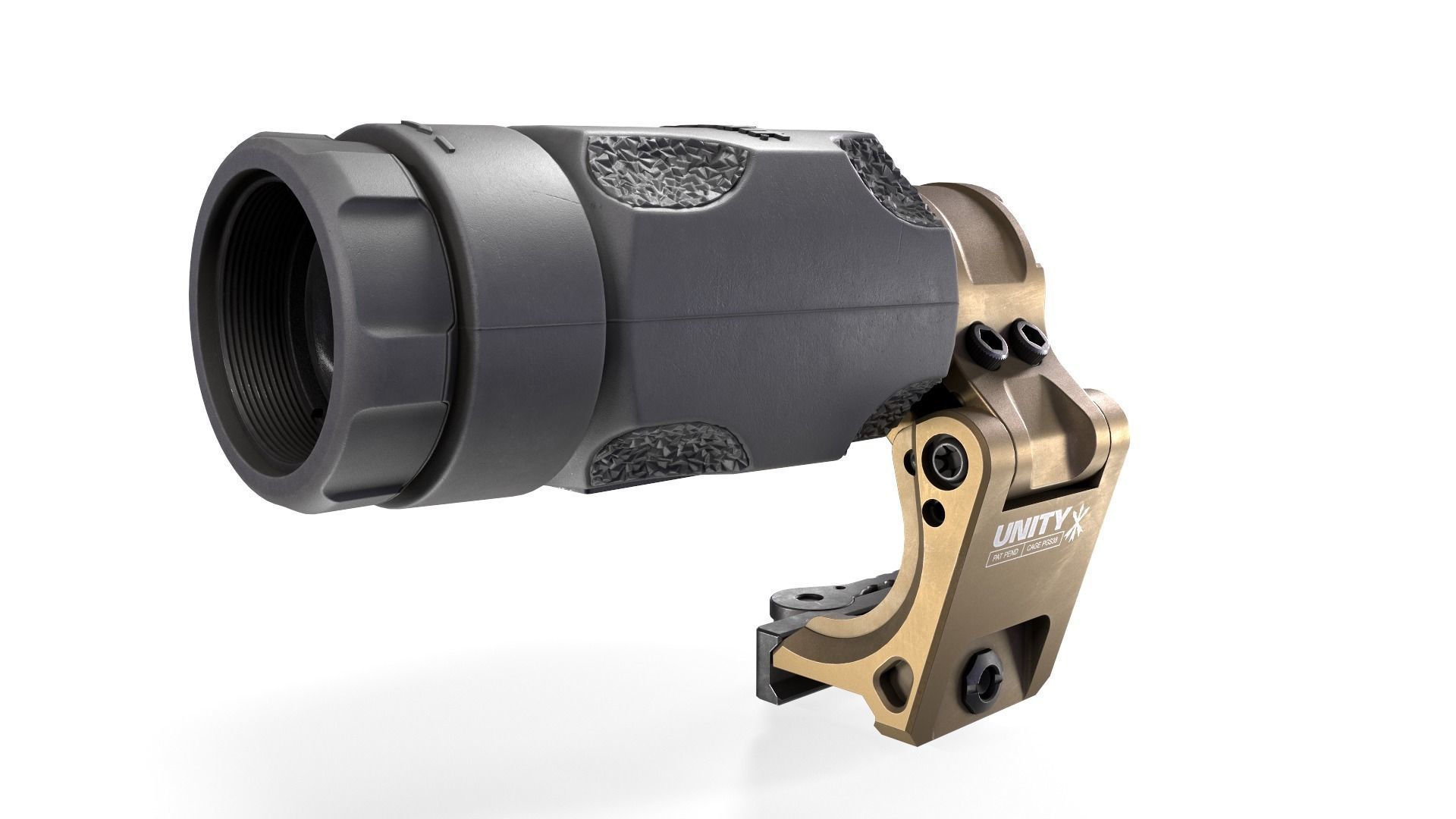 3D model Aimpoint 3x Flip To Side Magnifier VR / AR / low-poly | CGTrader