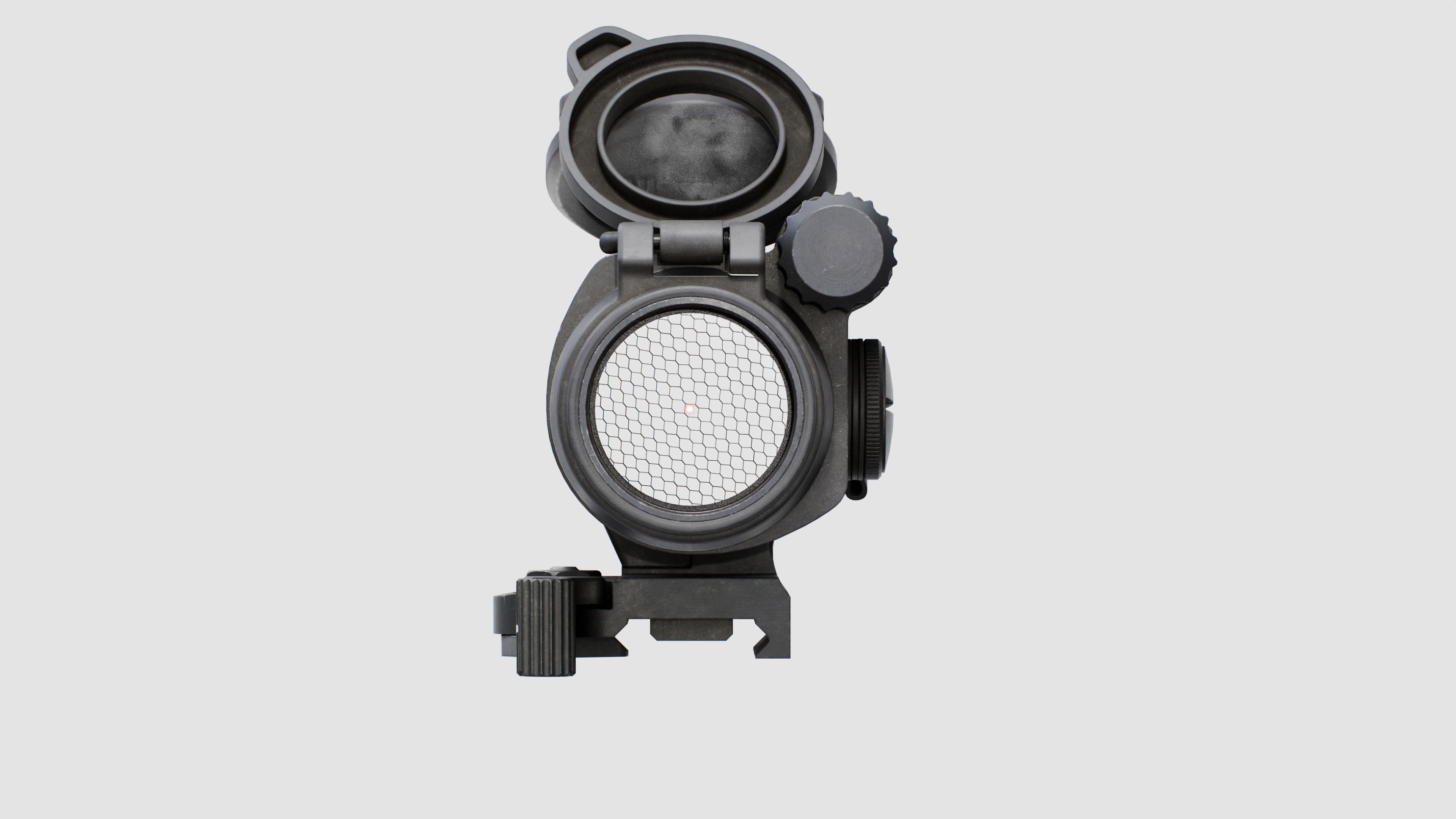 3D model Aimpoint PRO Red Dot Sight VR / AR / low-poly | CGTrader