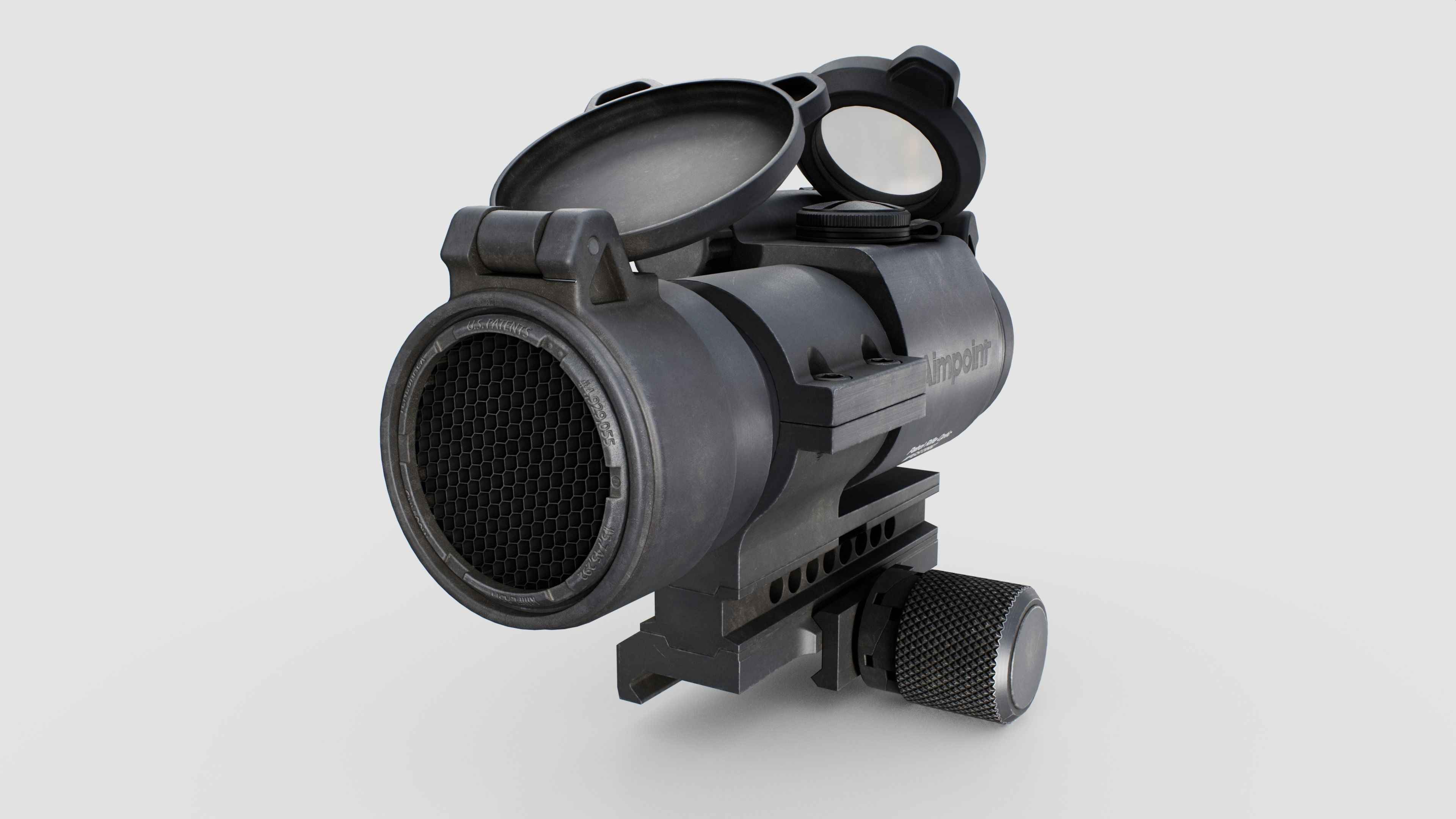 3D model Aimpoint PRO Red Dot Sight VR / AR / low-poly | CGTrader