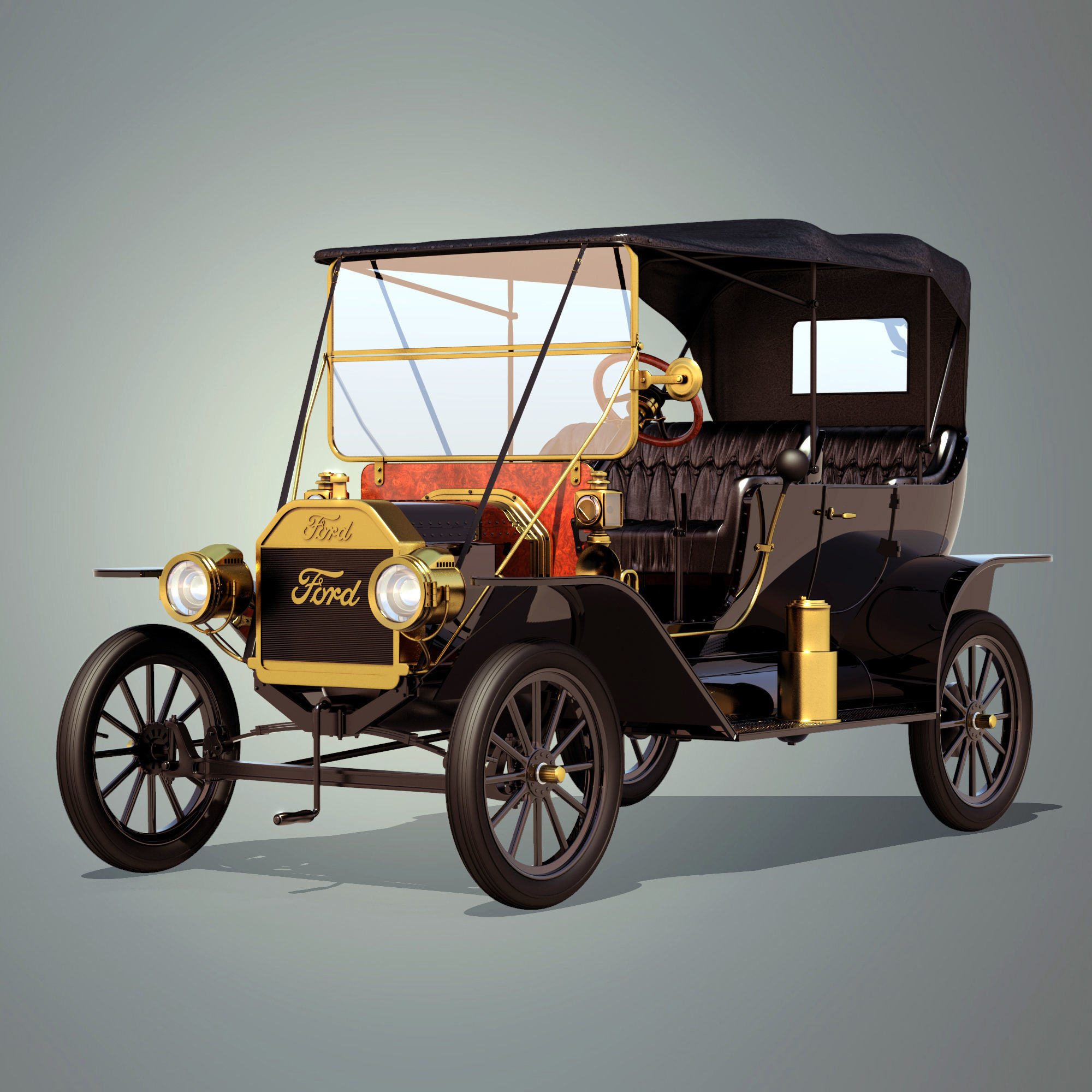 T Touring 1919 3D model | CGTrader