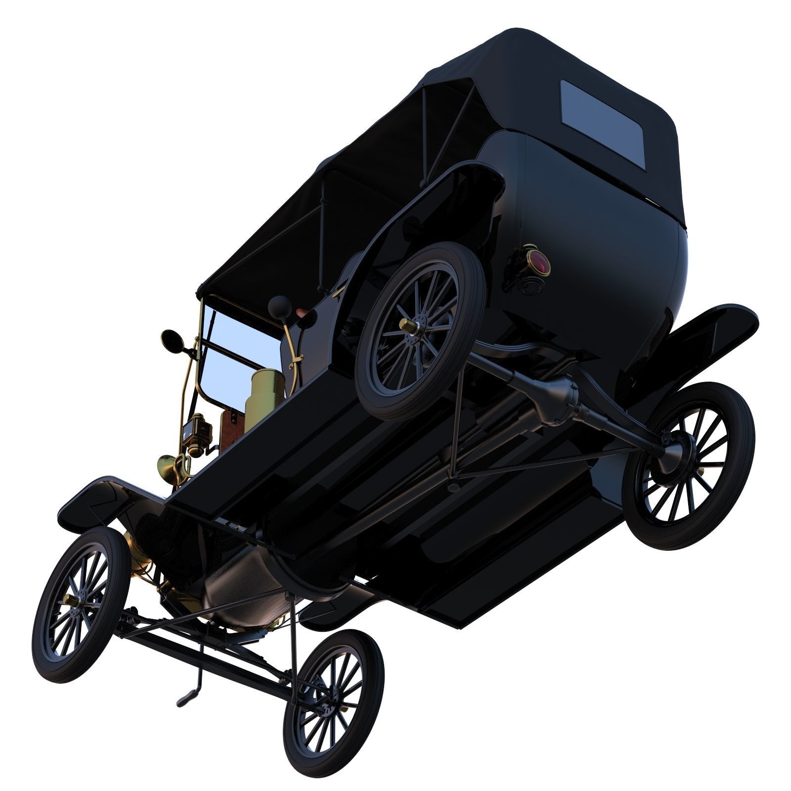 T Touring 1919 3D model | CGTrader