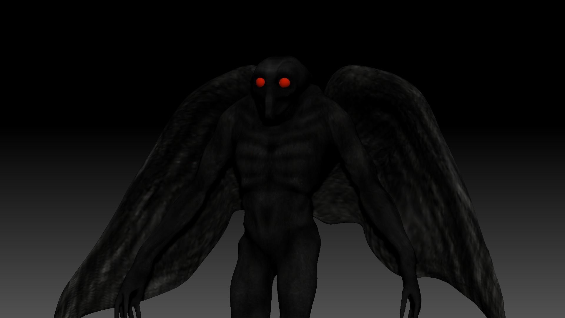 Mothman - 3D Model - Garuda - Wakynian 3D model | CGTrader