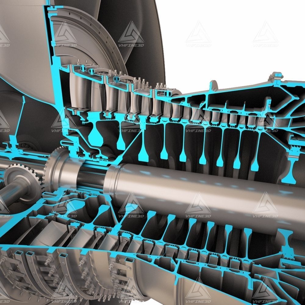 SolidWorks cfm56-7b Complete model 3D model | CGTrader