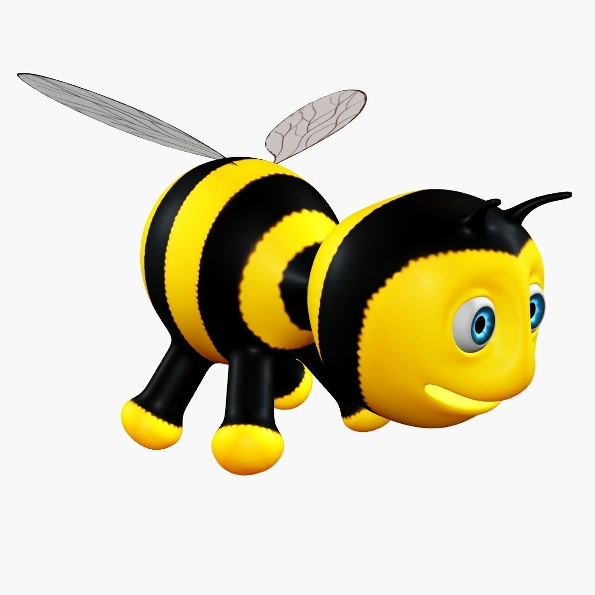 Cartoon Bee 3D Model .max - CGTrader.com