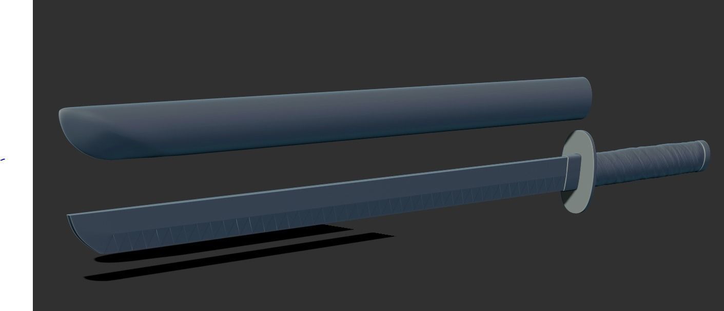 DeadPool Katana Sword 3D Printable Model cosplay STL 3D model 3D ...