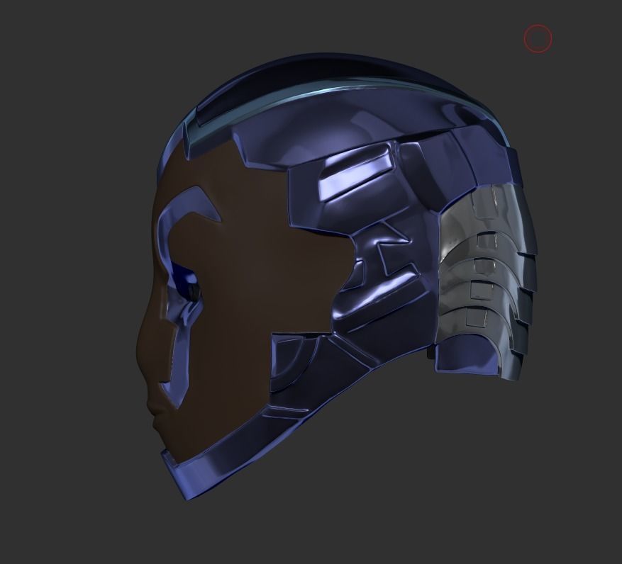 Blue Beetle Wearable Hemlet for Cosplay Superhero Origins stl 3D model ...