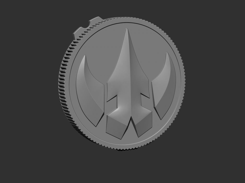 2 Power Ranger Legacy Lord DRAKKON Coin Set of 2 coins STL file 3D ...