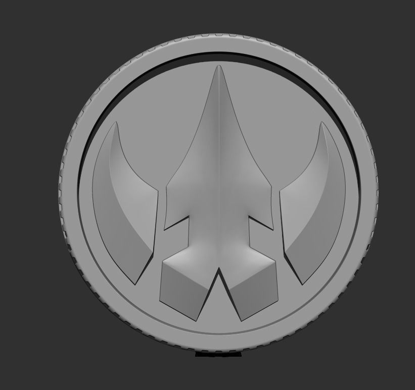 2 Power Ranger Legacy Lord DRAKKON Coin Set of 2 coins STL file 3D ...