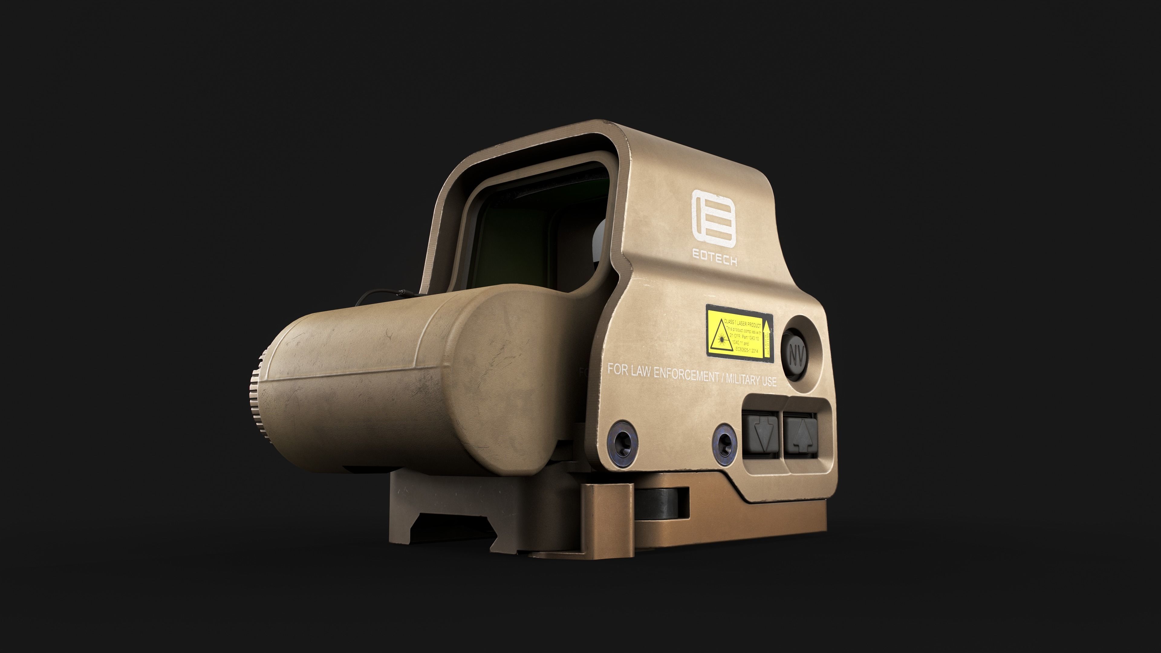 3D model EOTech EXPS3 Holographic Sight VR / AR / low-poly | CGTrader
