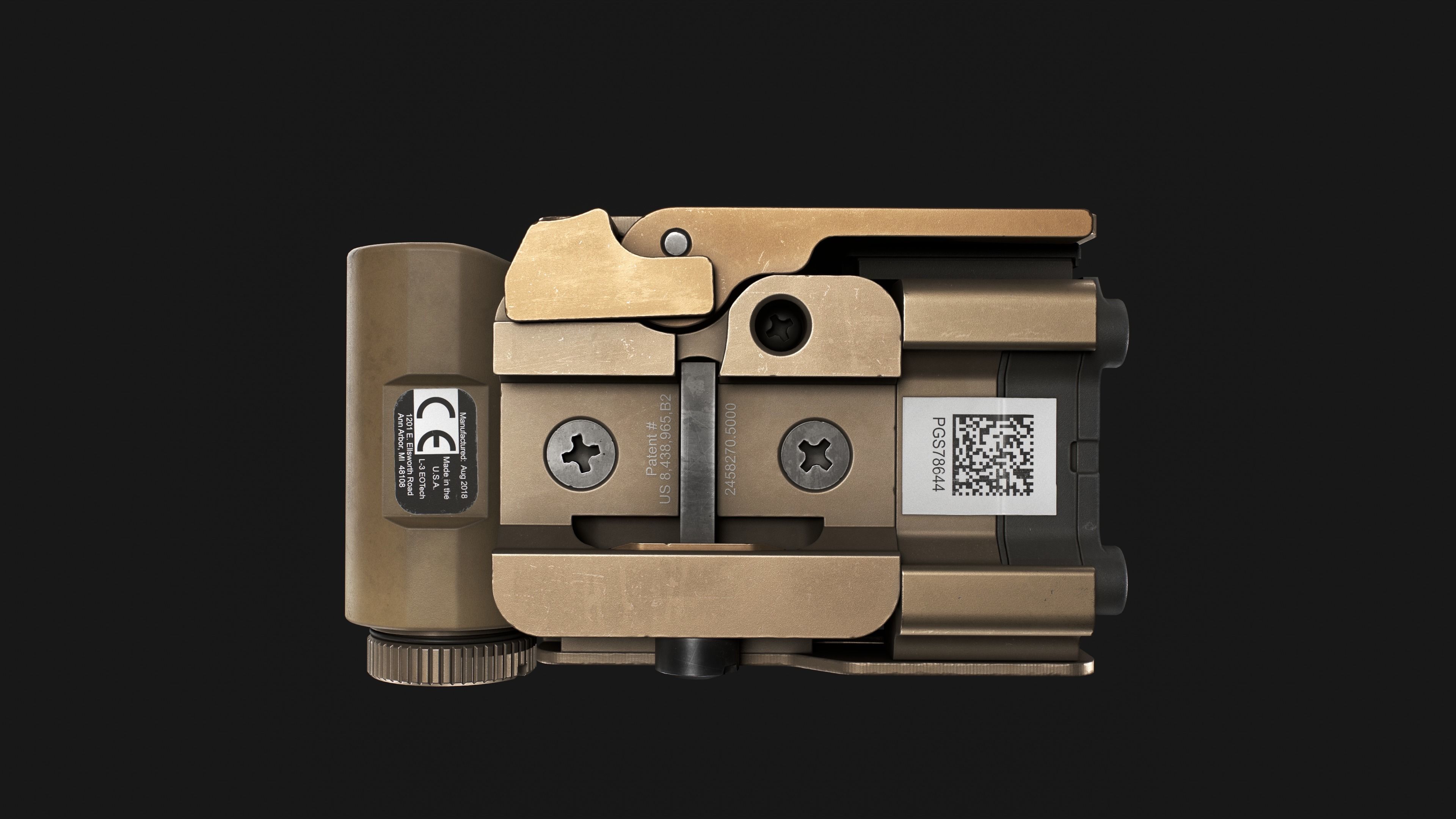 3D model EOTech EXPS3 Holographic Sight VR / AR / low-poly | CGTrader