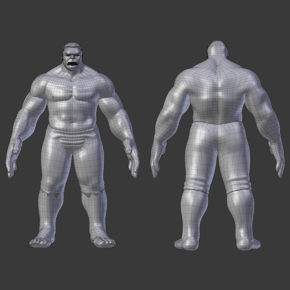 3D model Hulk Rigged VR / AR / low-poly | CGTrader