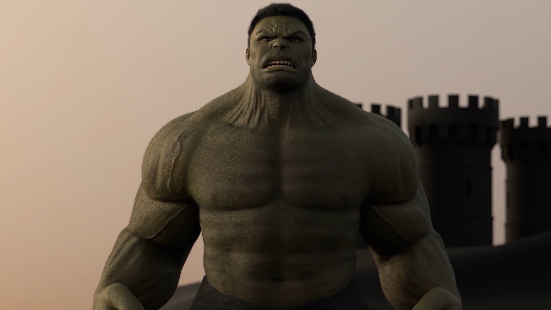 3D model Hulk Rigged VR / AR / low-poly | CGTrader