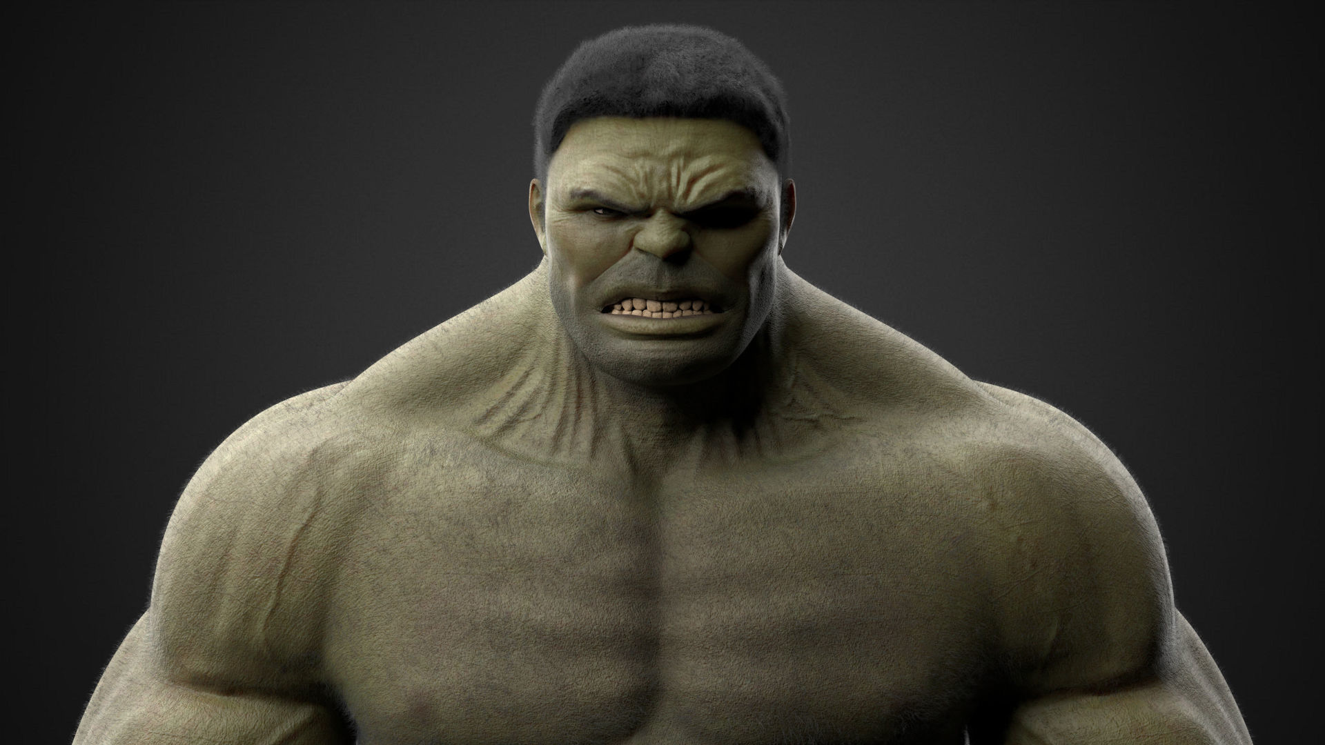 3D model Hulk Rigged VR / AR / low-poly | CGTrader