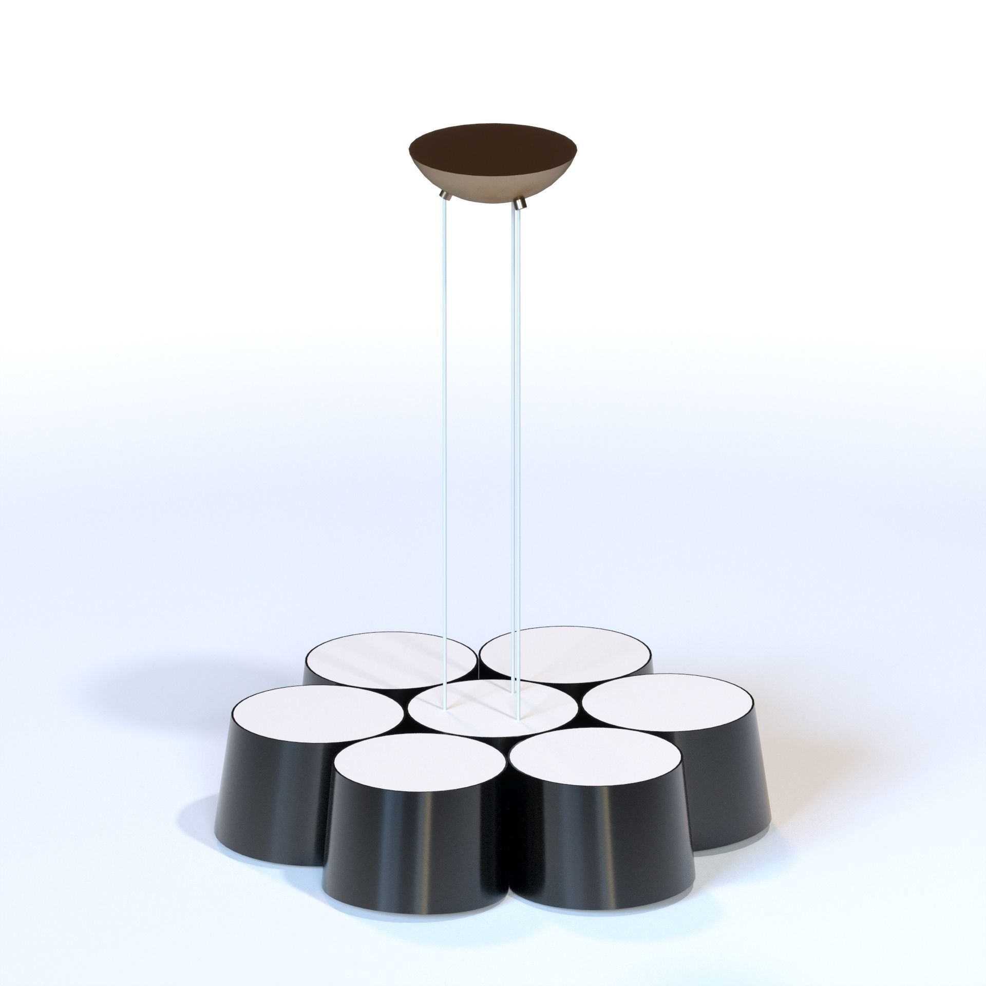 Marimba LED Chandelier By Modern Forms 3D model | CGTrader