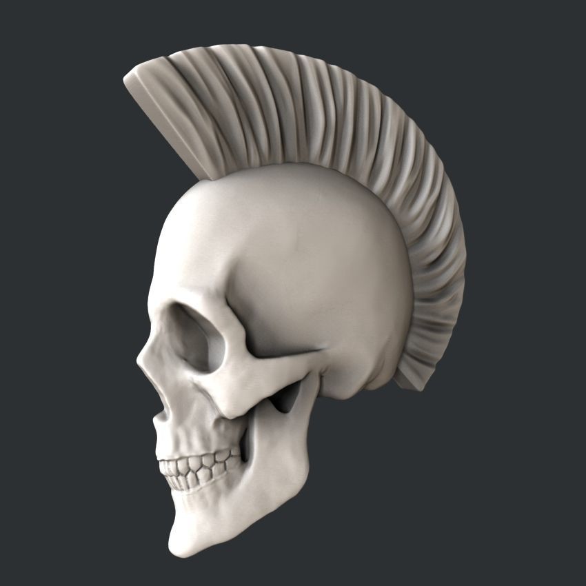 3d STL models for CNC skull 3D model | CGTrader