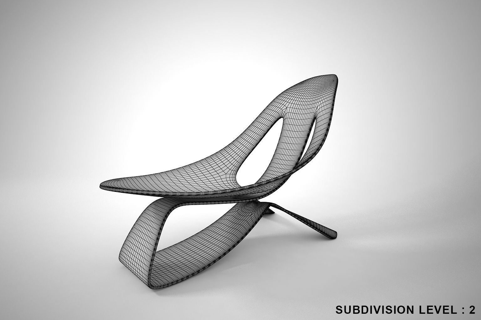08 ZAHA CHAIR 3D model | CGTrader
