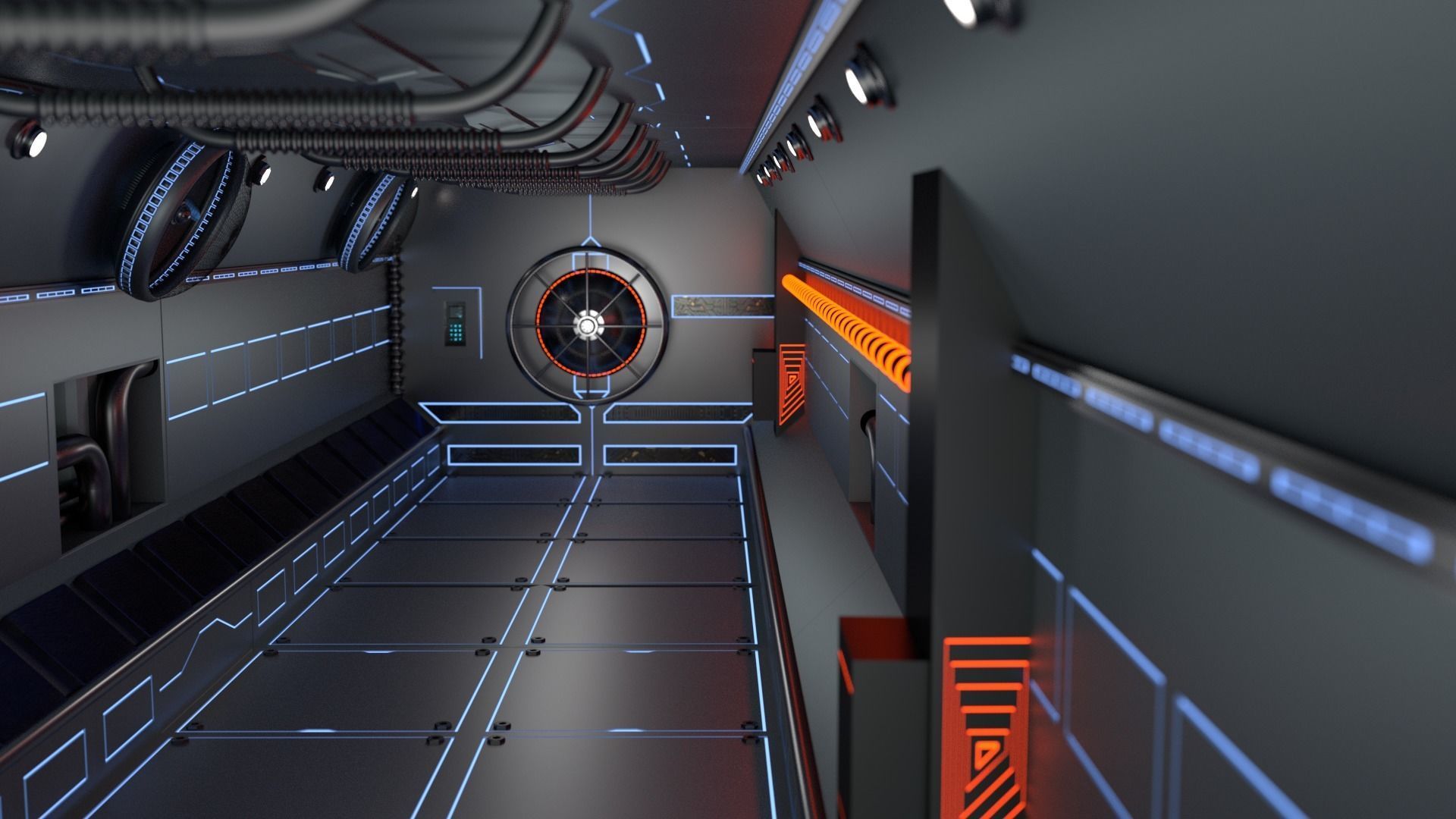 Sci-fi Build Set 3D model | CGTrader