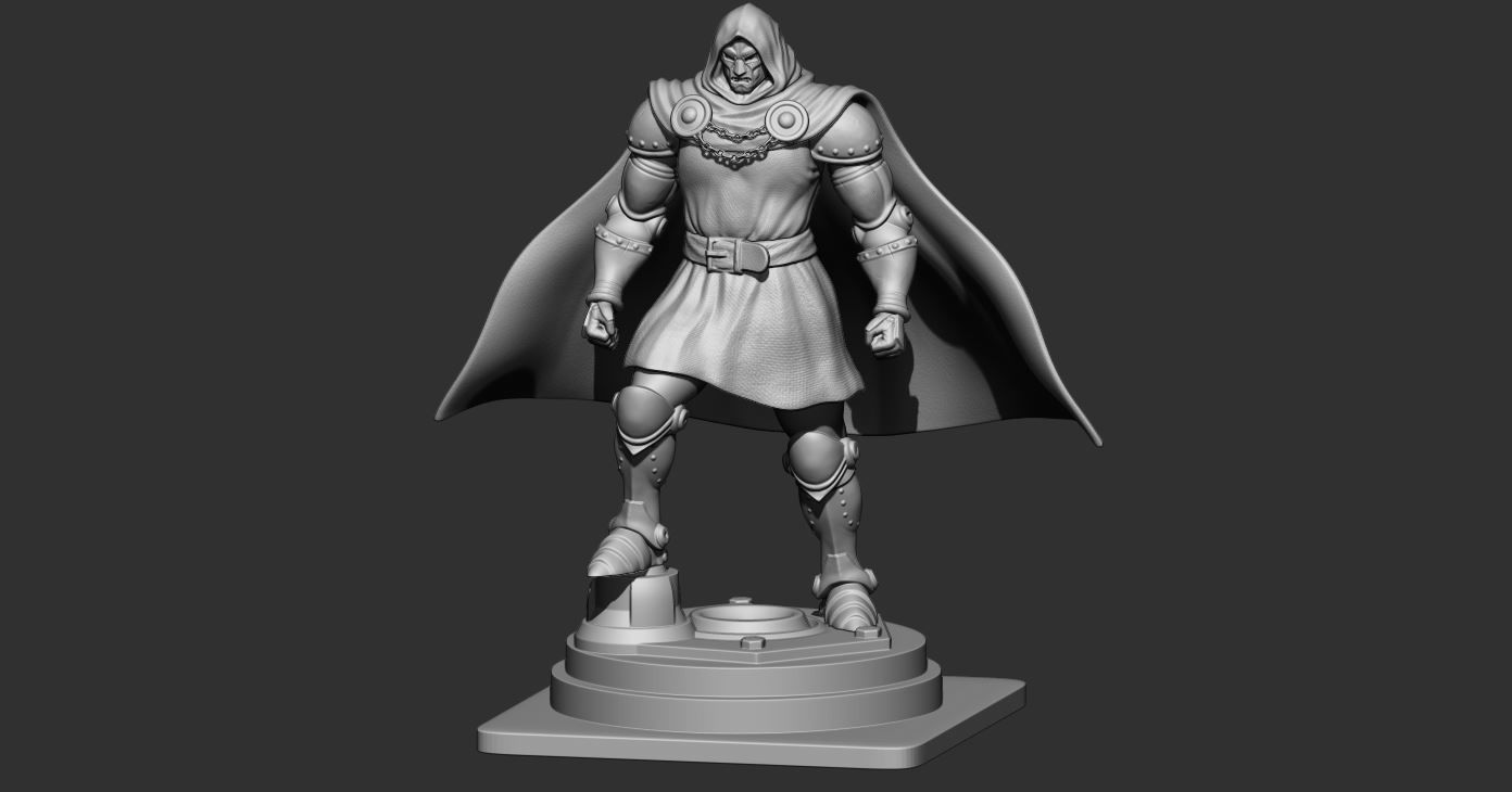 Dr-Doom from marvel Comic 3D model 3D printable | CGTrader