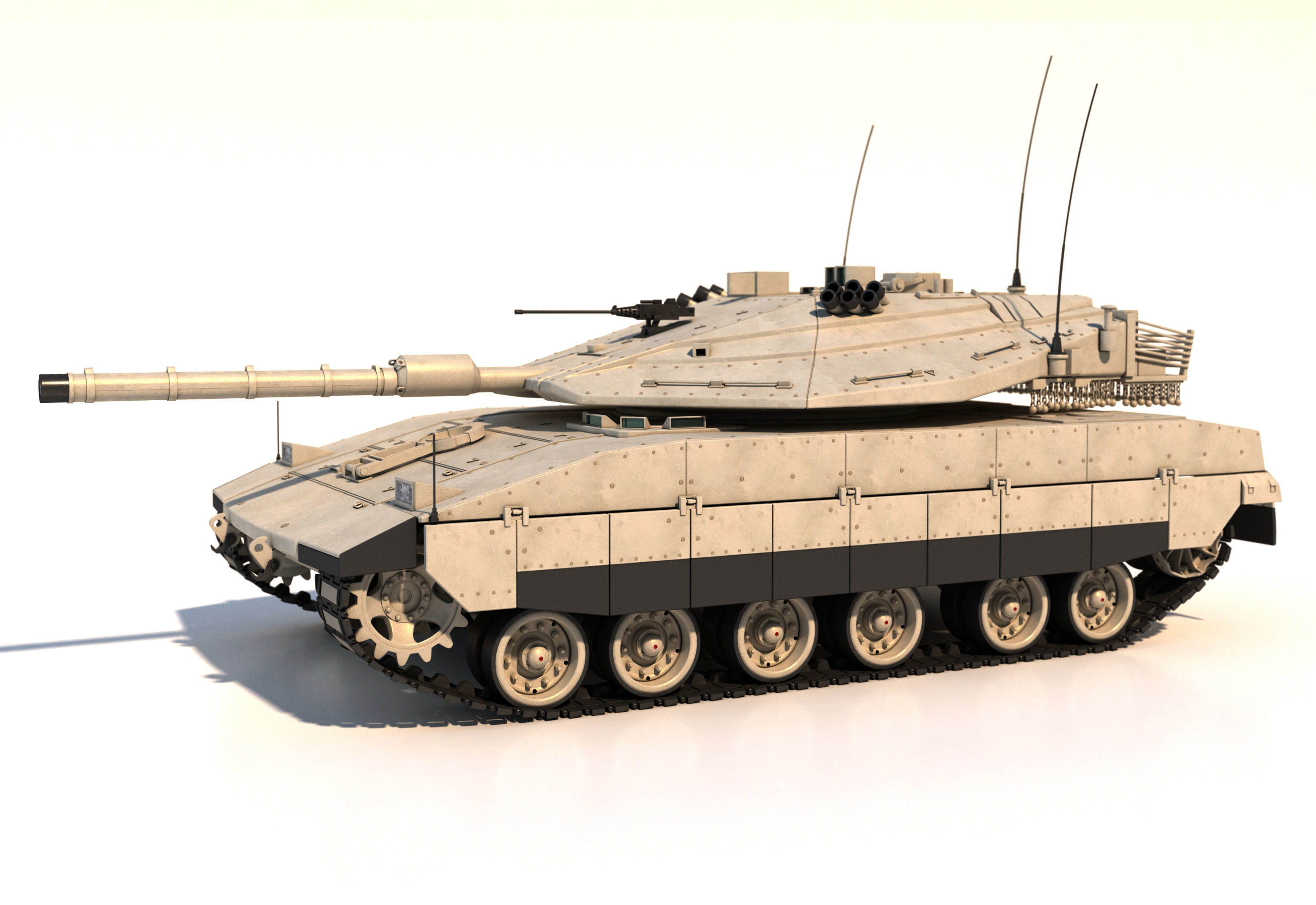 Merkava Mk4 Main Battle Tank 3D model | CGTrader
