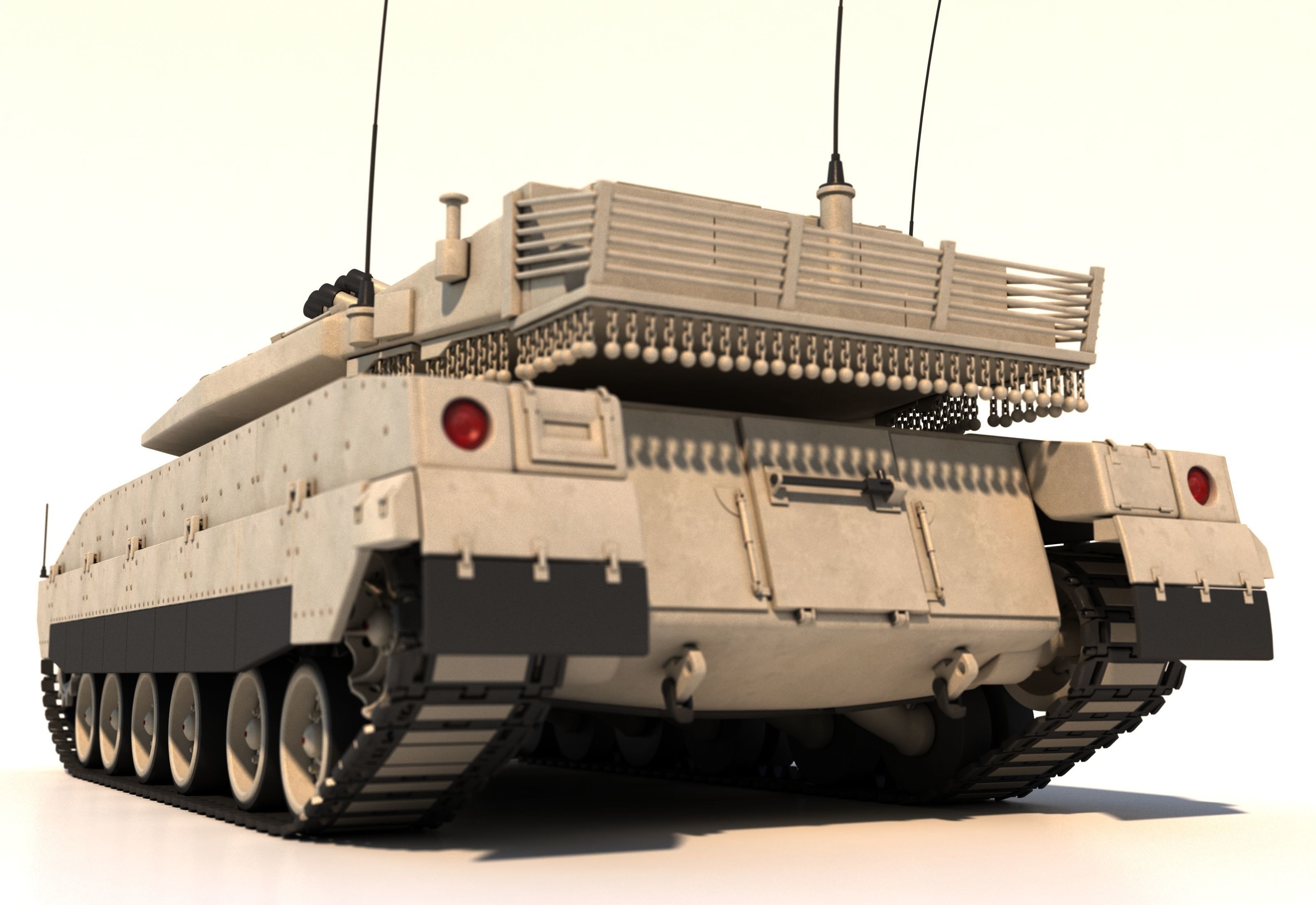 Merkava Mk4 Main Battle Tank 3D model | CGTrader