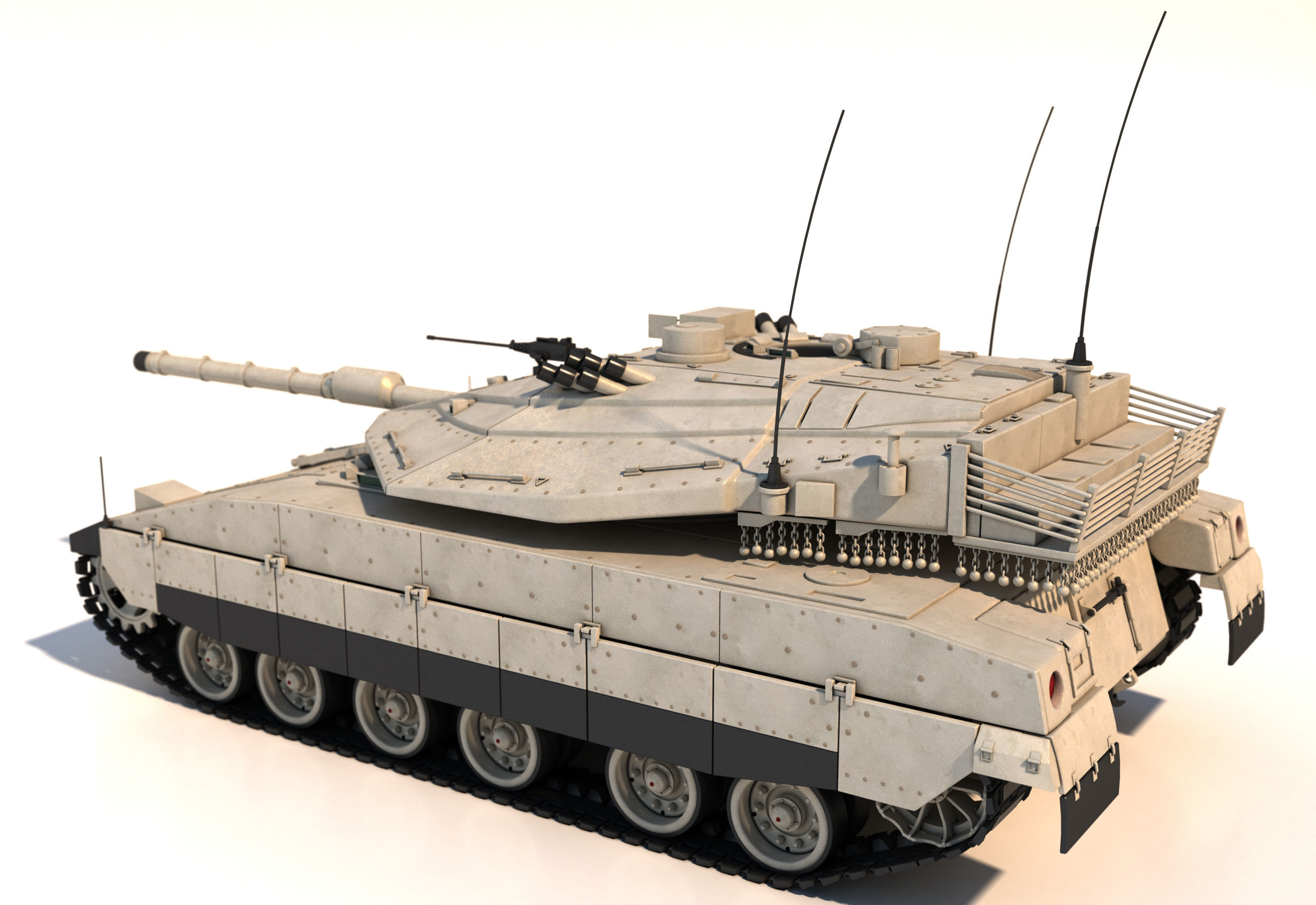 Merkava Mk4 Main Battle Tank 3D model | CGTrader