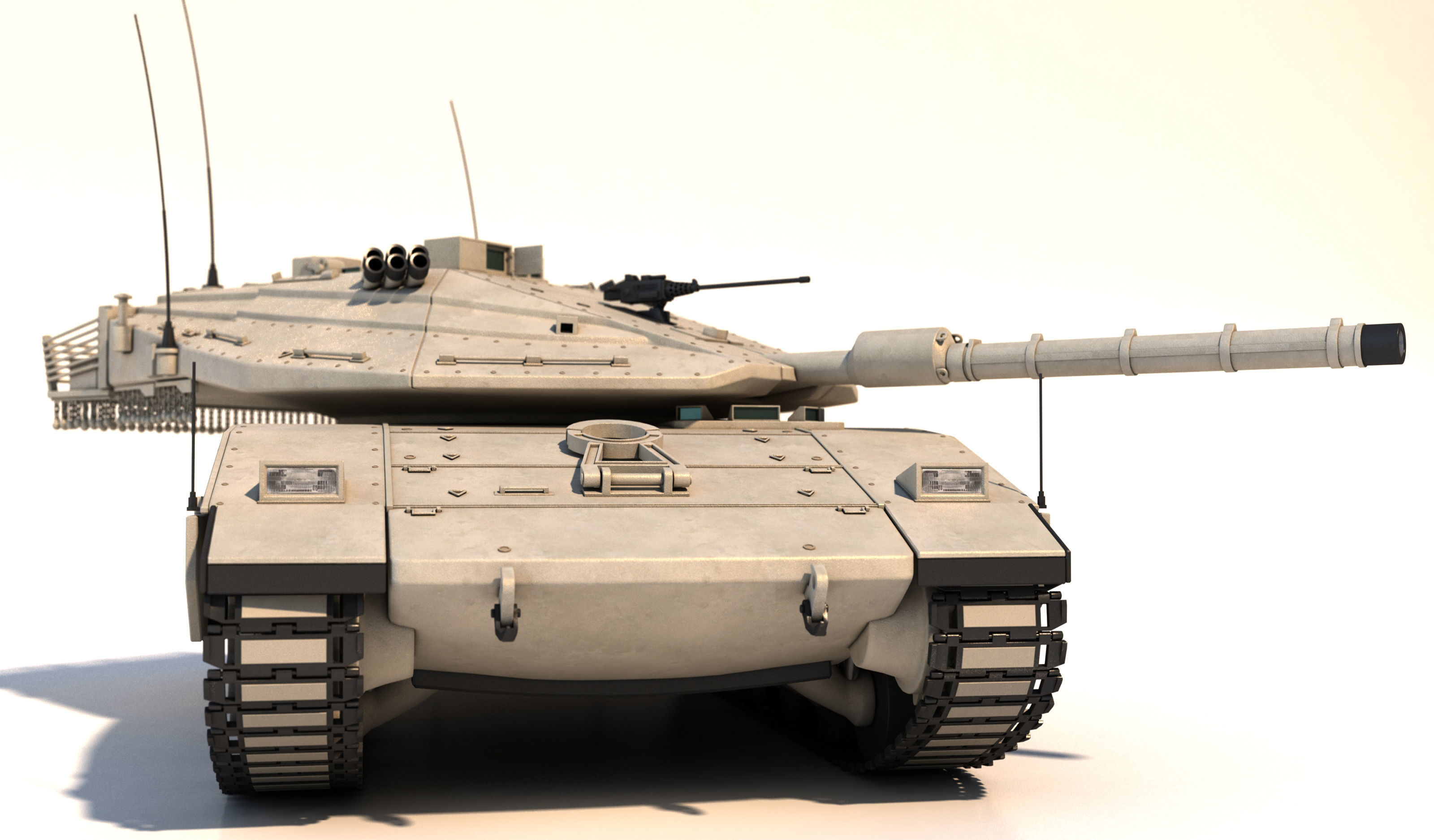 Merkava Mk4 Main Battle Tank 3D model | CGTrader