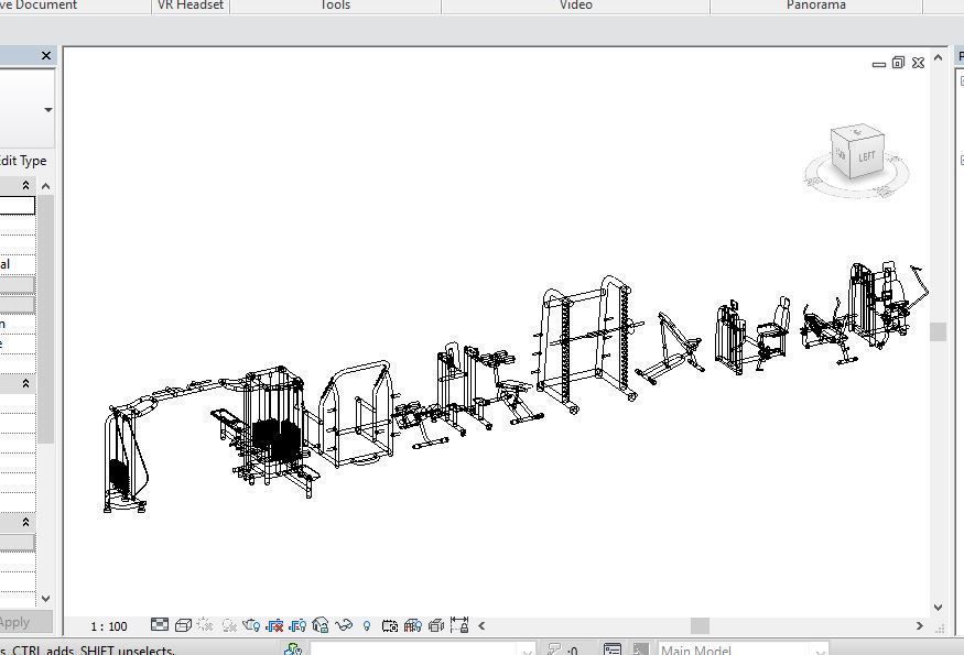 16 Models Revit Families for Gym 3D model | CGTrader