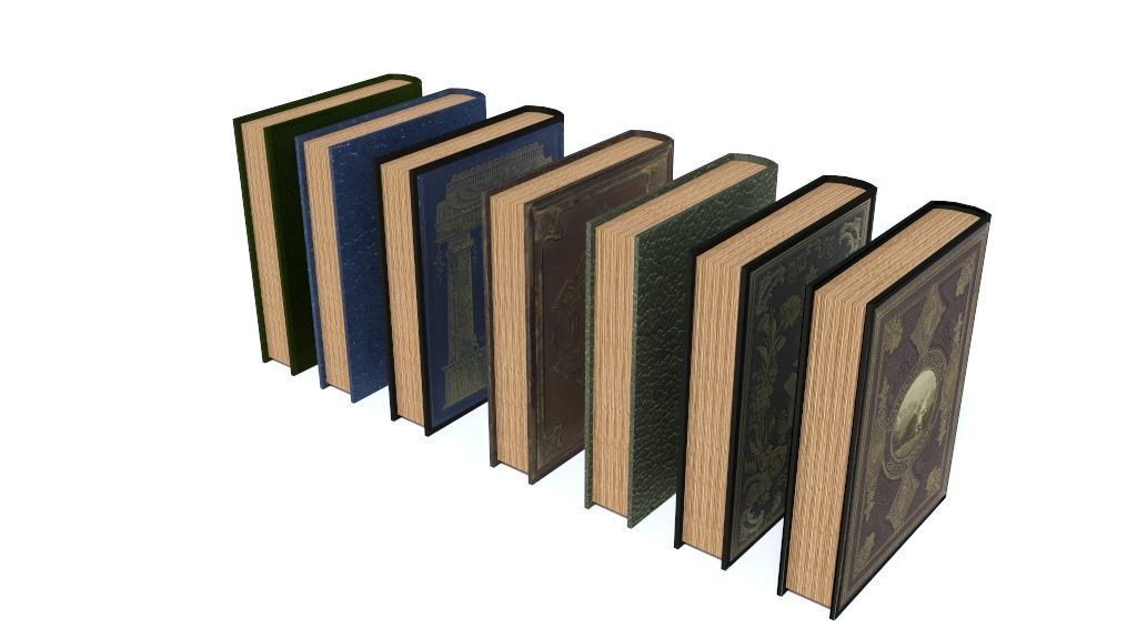Book pack free 3D model | CGTrader