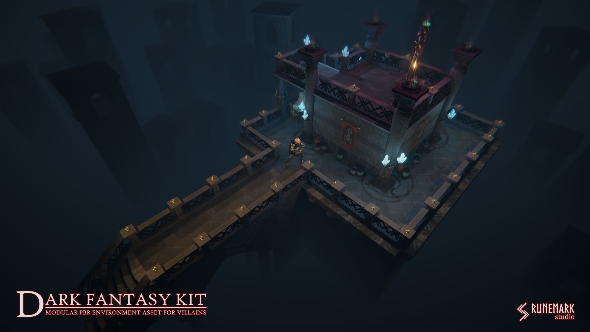 3D model Dark Fantasy Kit VR / AR / low-poly | CGTrader