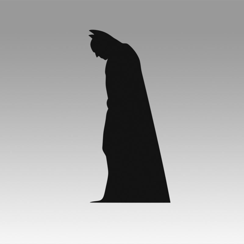 Batman lasercut 3D model | CGTrader