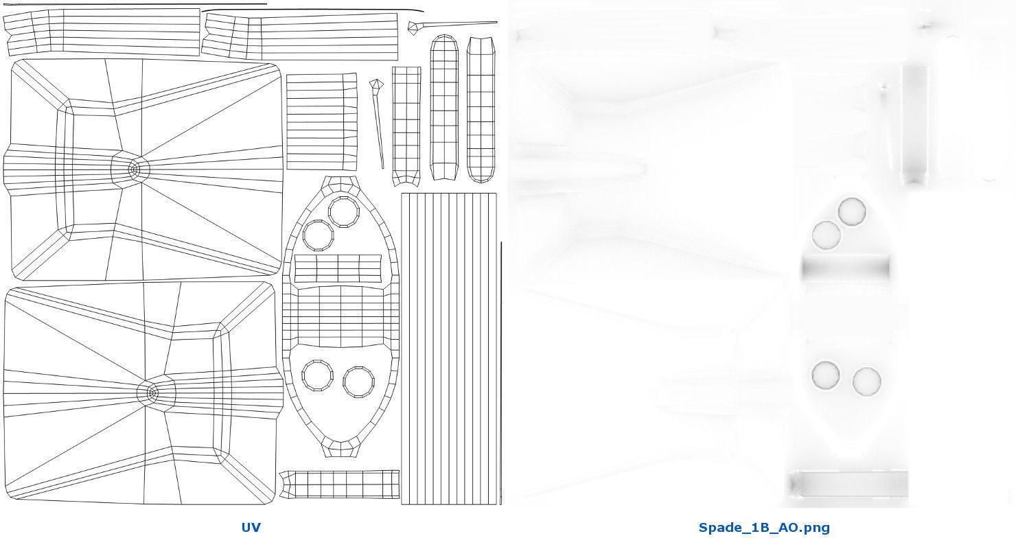 3D model Spade 1B VR / AR / low-poly | CGTrader