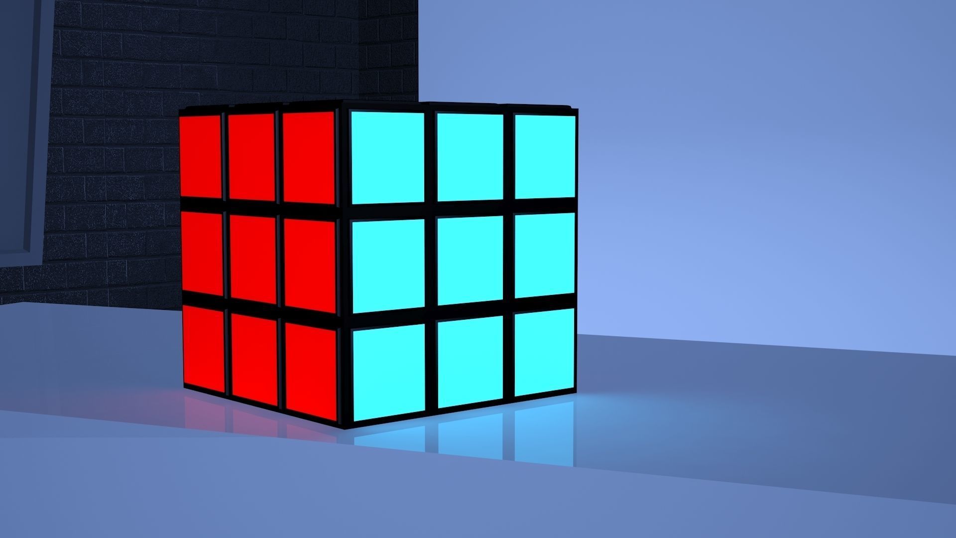 3D model Rubiks cube 3x3 VR / AR / low-poly | CGTrader