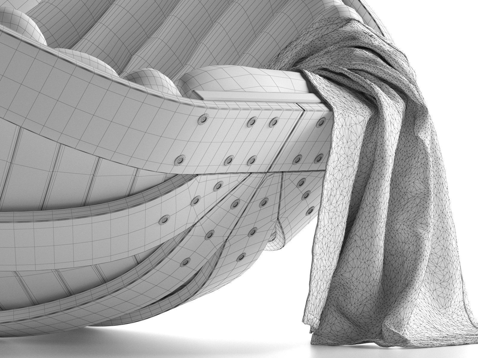 Cradle Rocking Chair 3D model | CGTrader