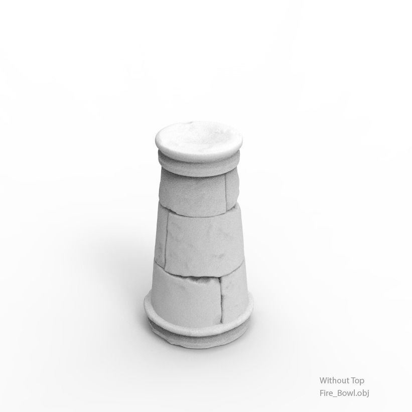 Ancient Temple Ruins High Poly Objects 3D model | CGTrader