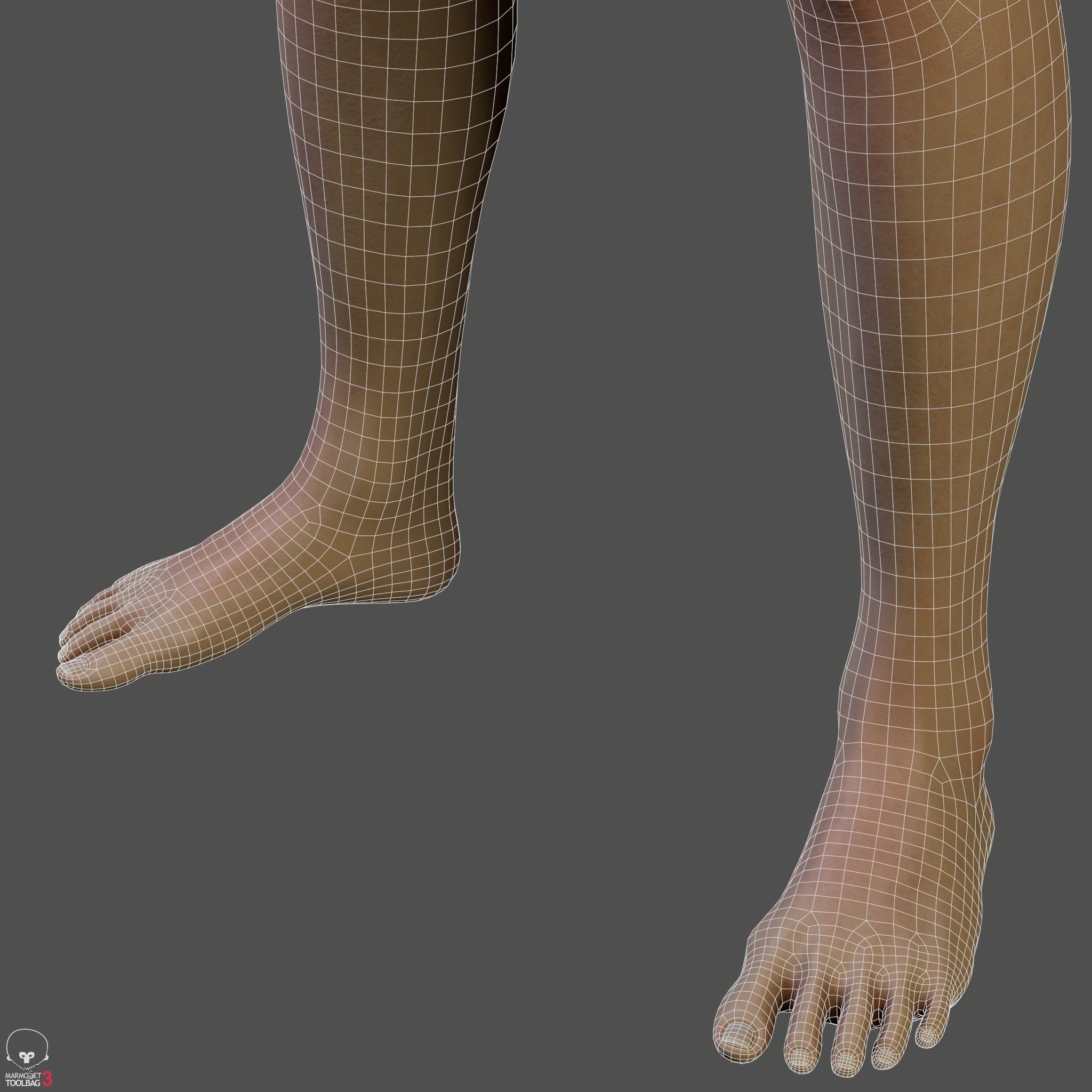 3D model Average Caucasian Female Body VR / AR / low-poly | CGTrader