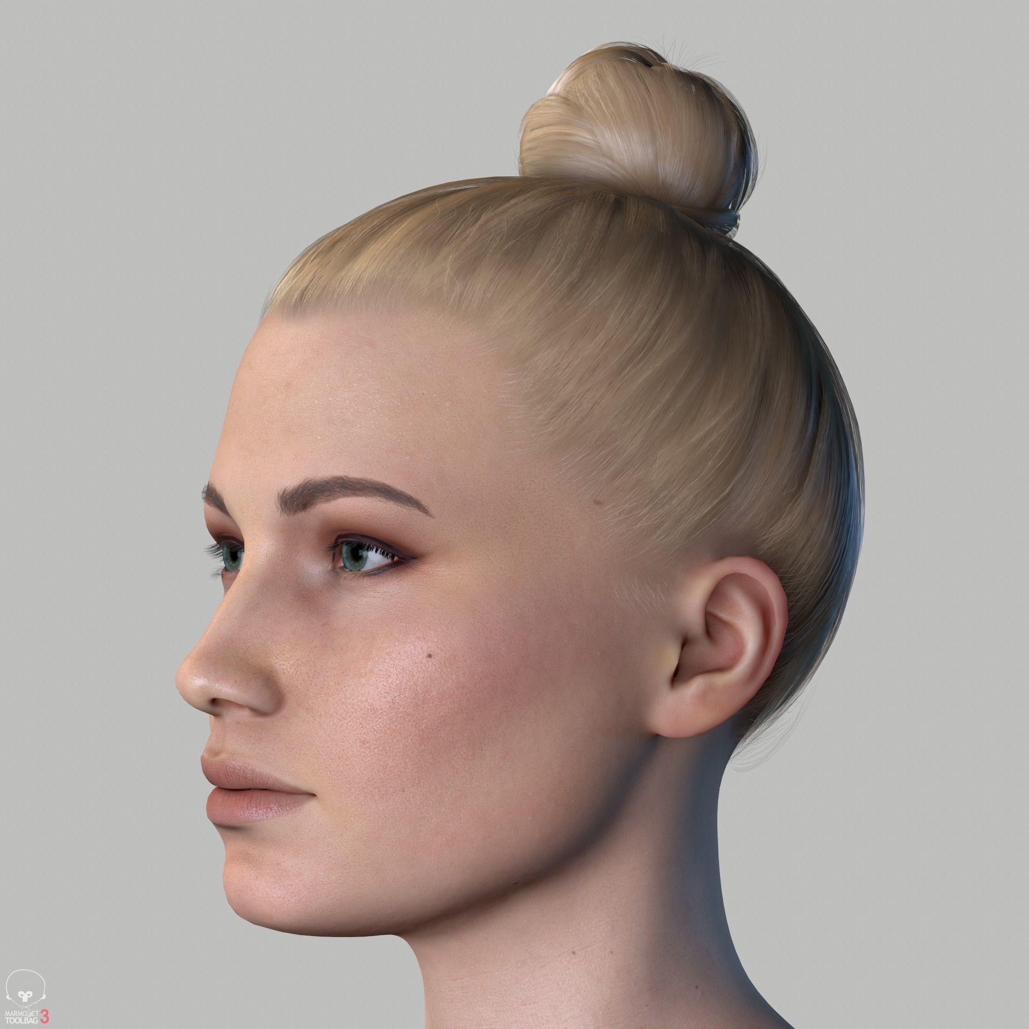 3D model Average Caucasian Female Body VR / AR / low-poly | CGTrader