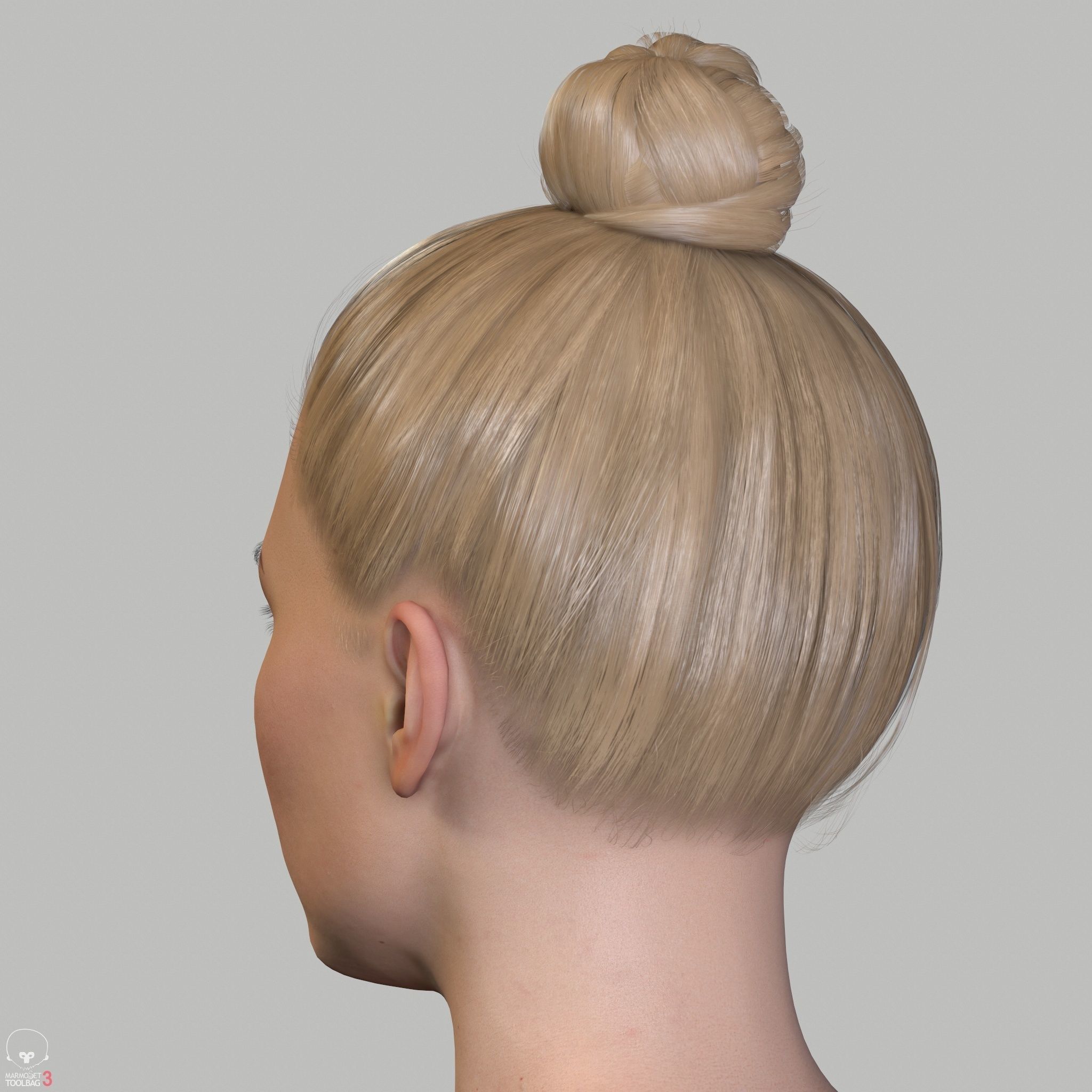 3D model Average Caucasian Female Body VR / AR / low-poly | CGTrader