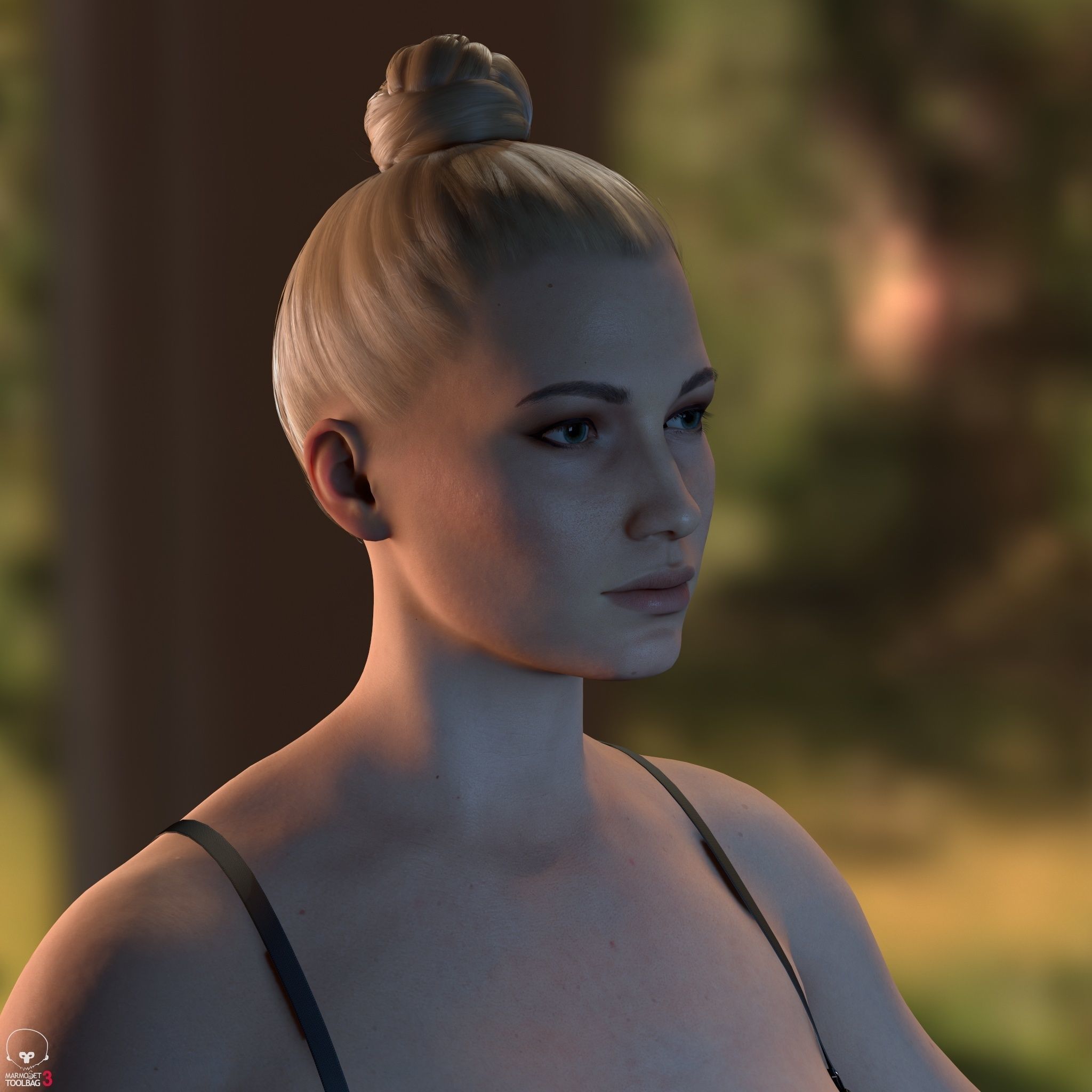 3D model Average Caucasian Female Body VR / AR / low-poly | CGTrader