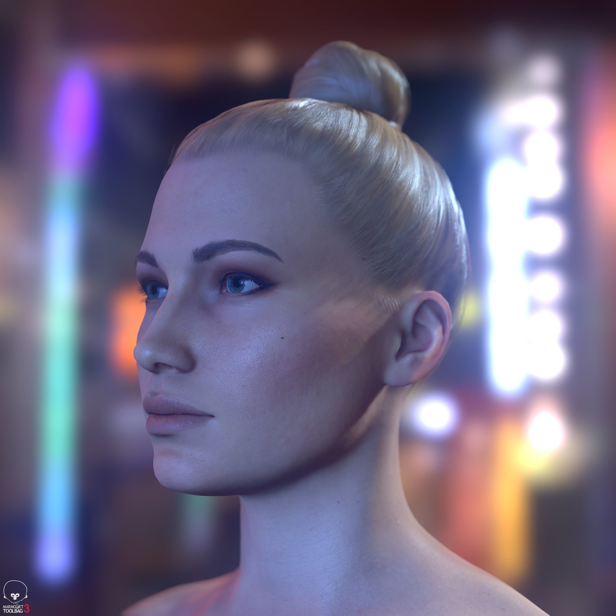 3D model Average Caucasian Female Body VR / AR / low-poly | CGTrader