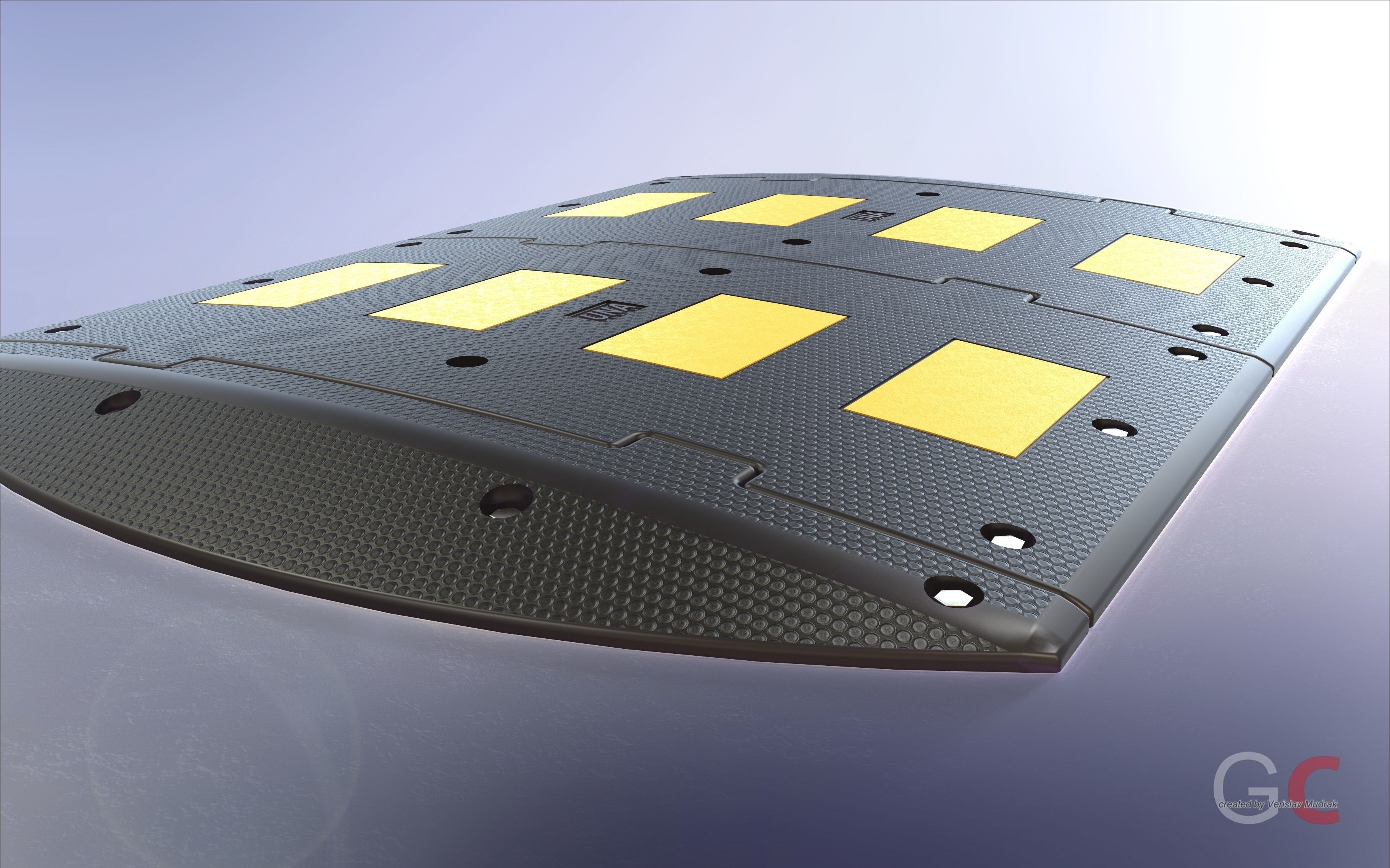 Speed bump free 3D model | CGTrader