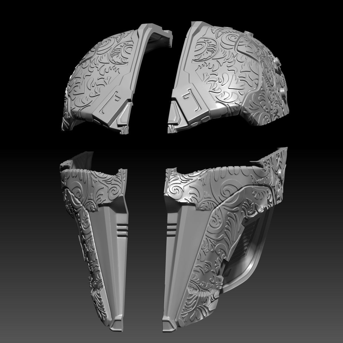 SWTOR Acolyte Lord Adraas Mask 3D Printable Model 3D model 3D printable ...