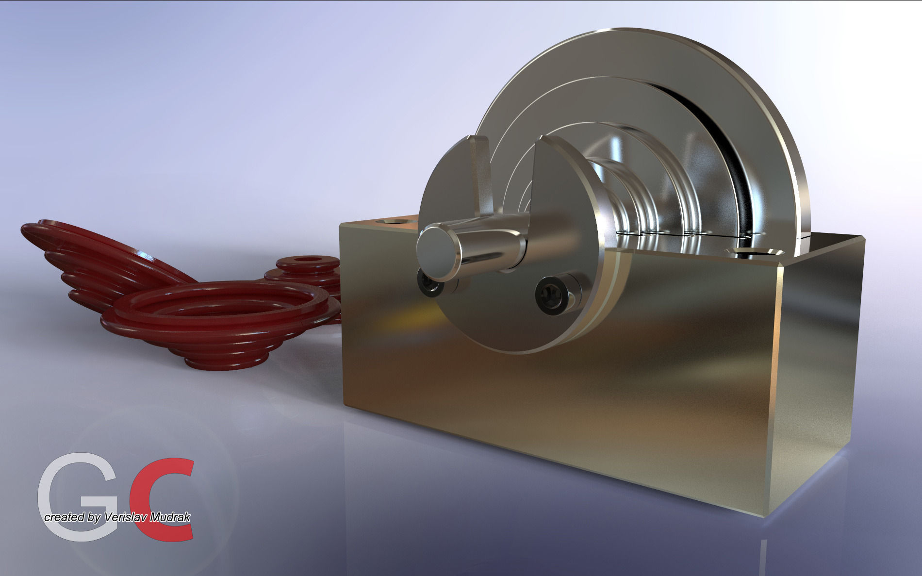 Compression mold tool NBR01 free 3D model | CGTrader