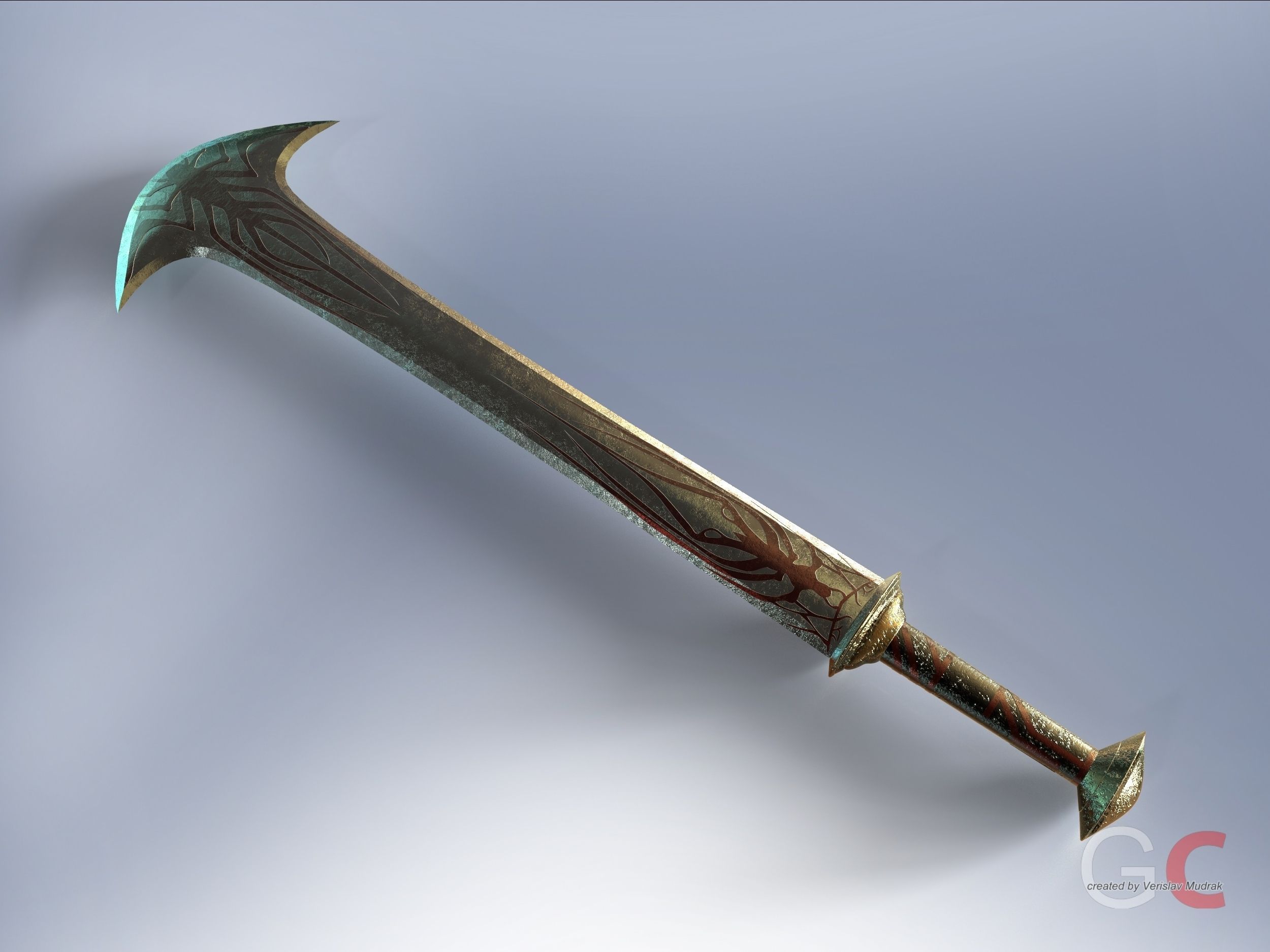 Spider Sword free 3D model | CGTrader