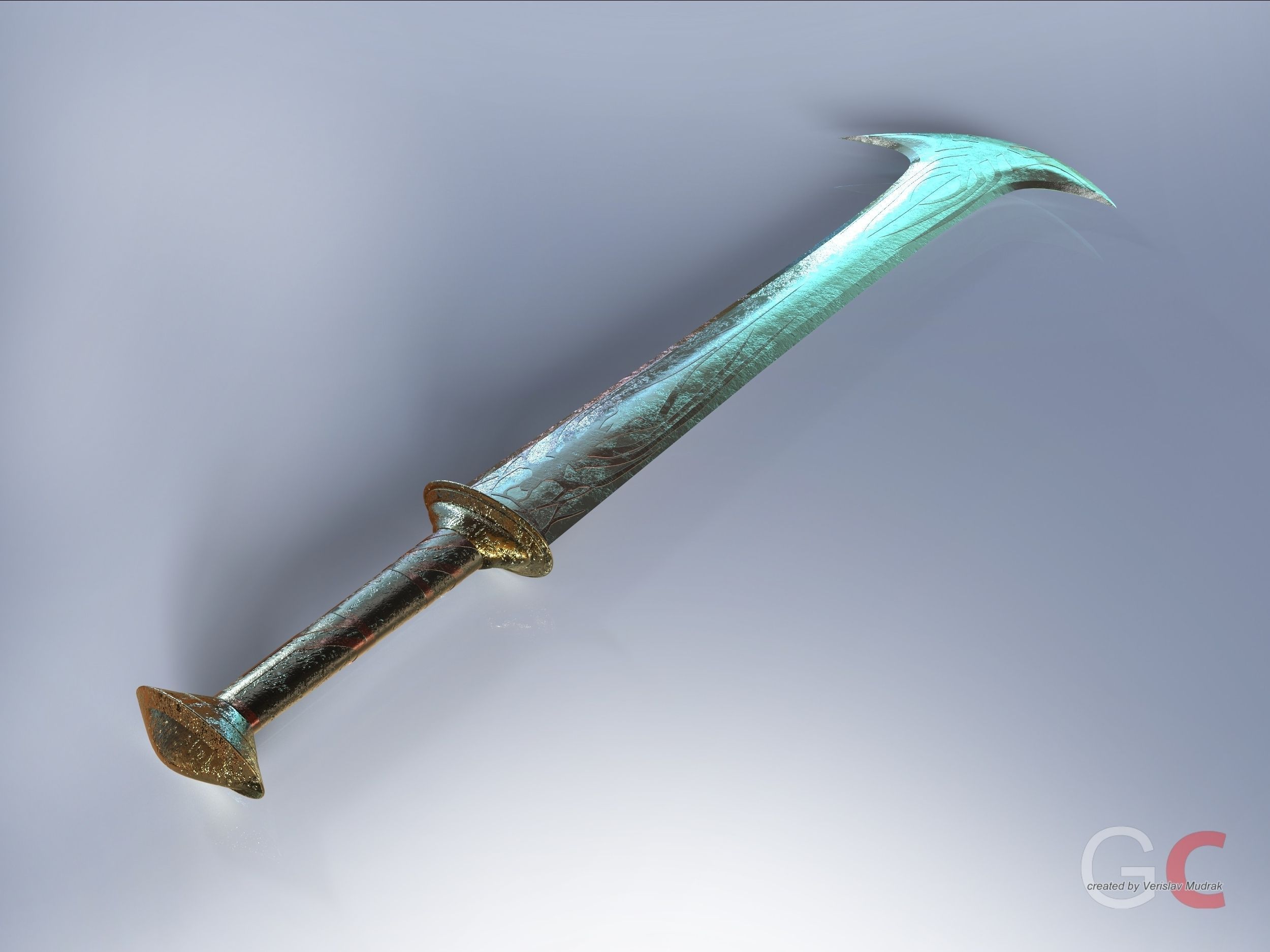 Spider Sword free 3D model | CGTrader