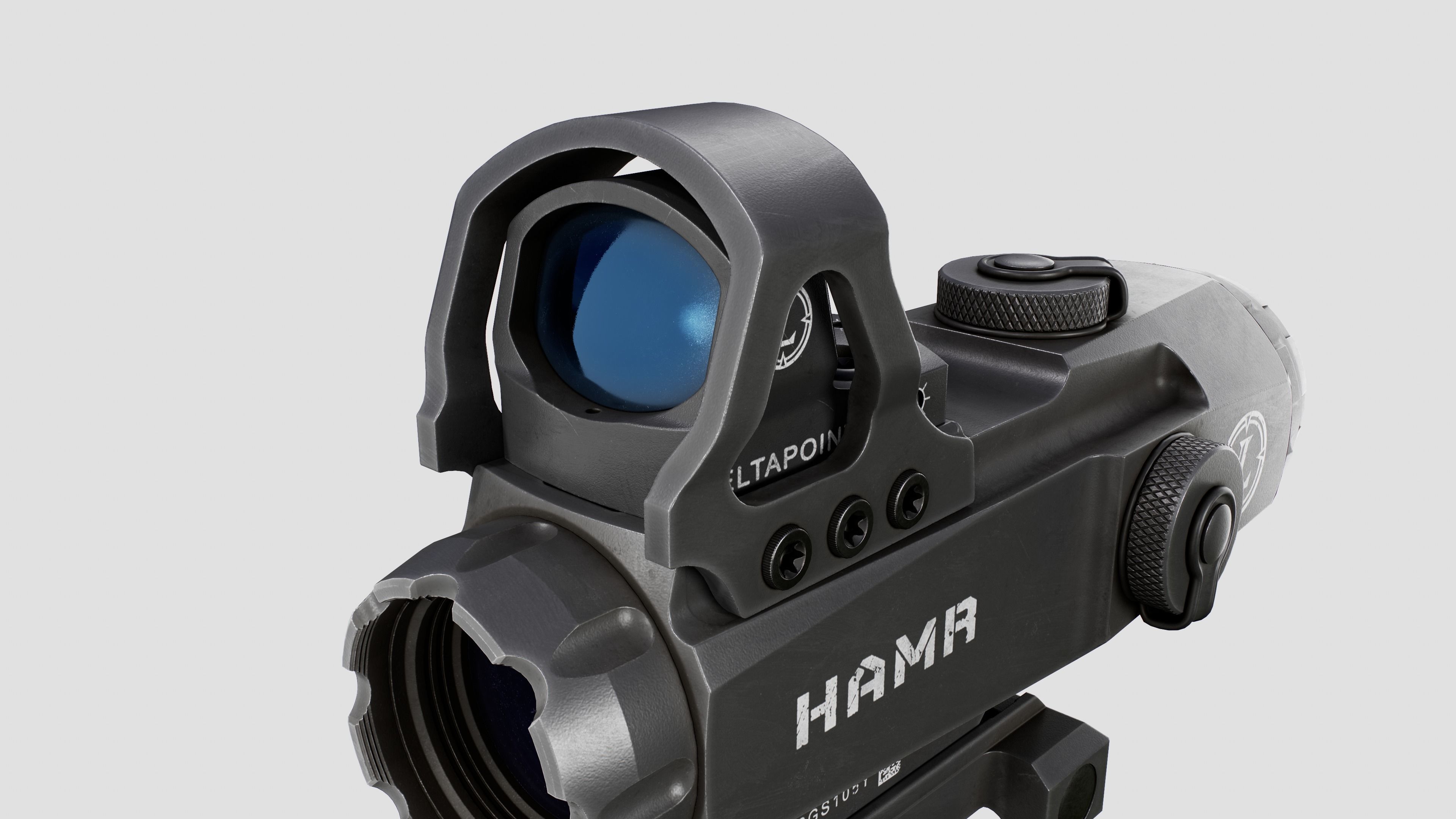 3D Model Collection Leupold Mark 4 HAMR Scope and DeltaPoint Red Dot Sight VR / AR / low-poly ...