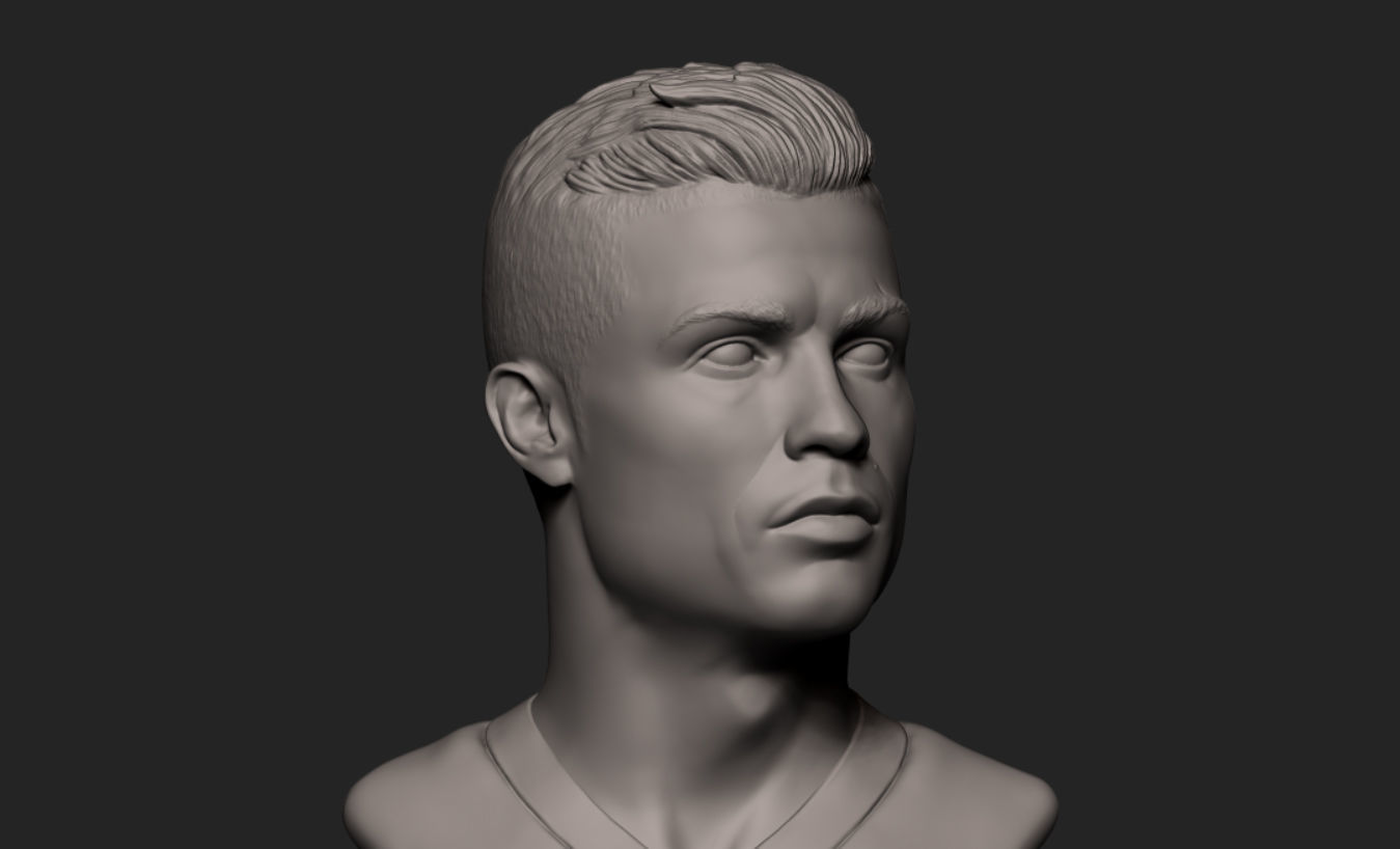 Cristiano Ronaldo 3D model 3D printable | CGTrader