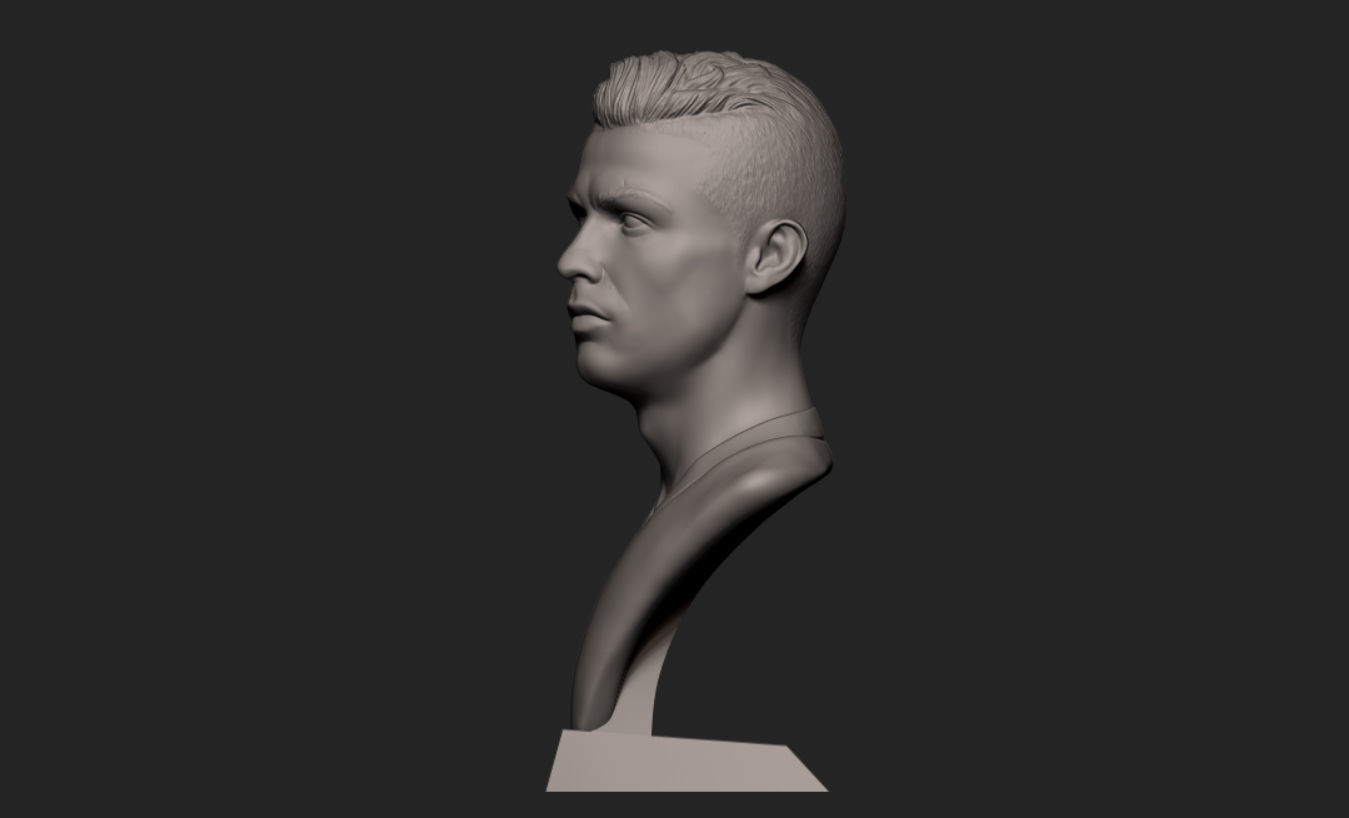 Cristiano Ronaldo 3D model 3D printable | CGTrader