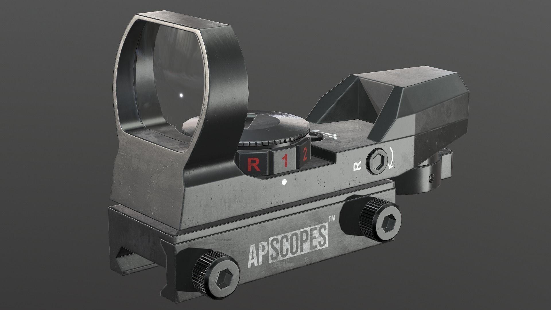 3D model Red Dot Sight VR / AR / low-poly | CGTrader